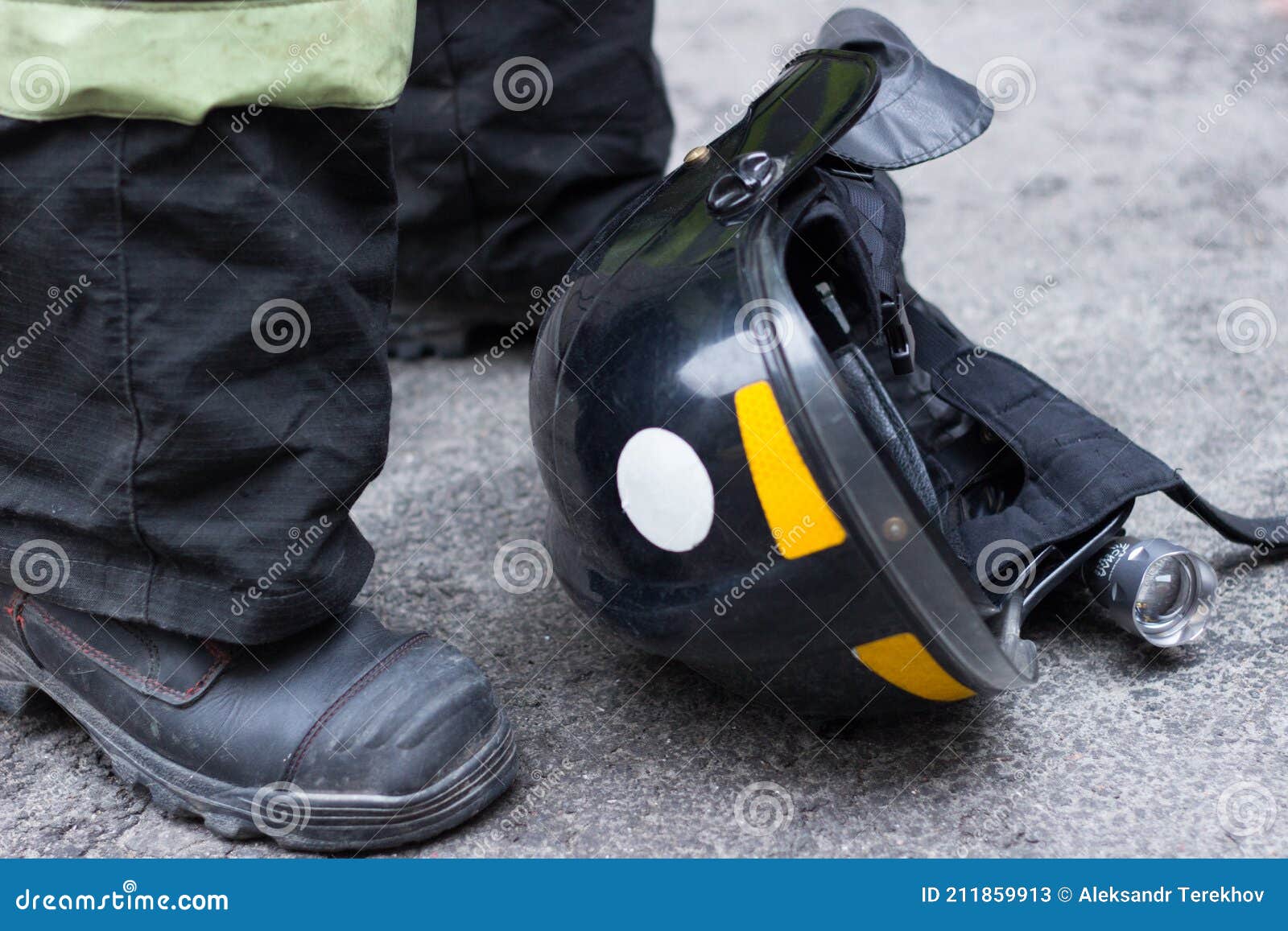 Helmet and Lifeguard Costume Stock Image - Image of loss, control ...