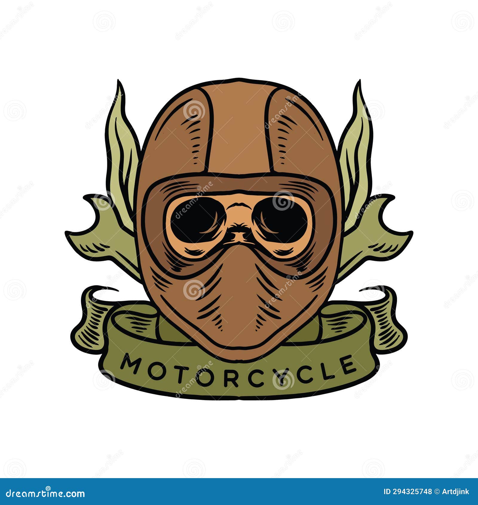 Helmet Logo Design Vector for Motorbike Stock Vector - Illustration of ...