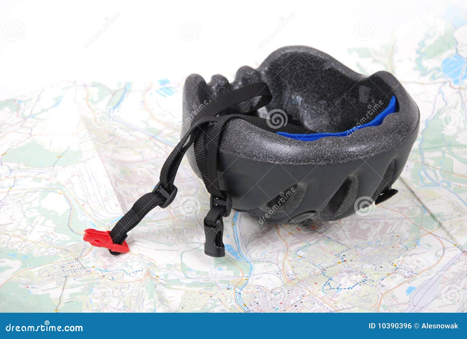 Helmet and map stock photo. Image of helmet, look, bicycling - 10390396