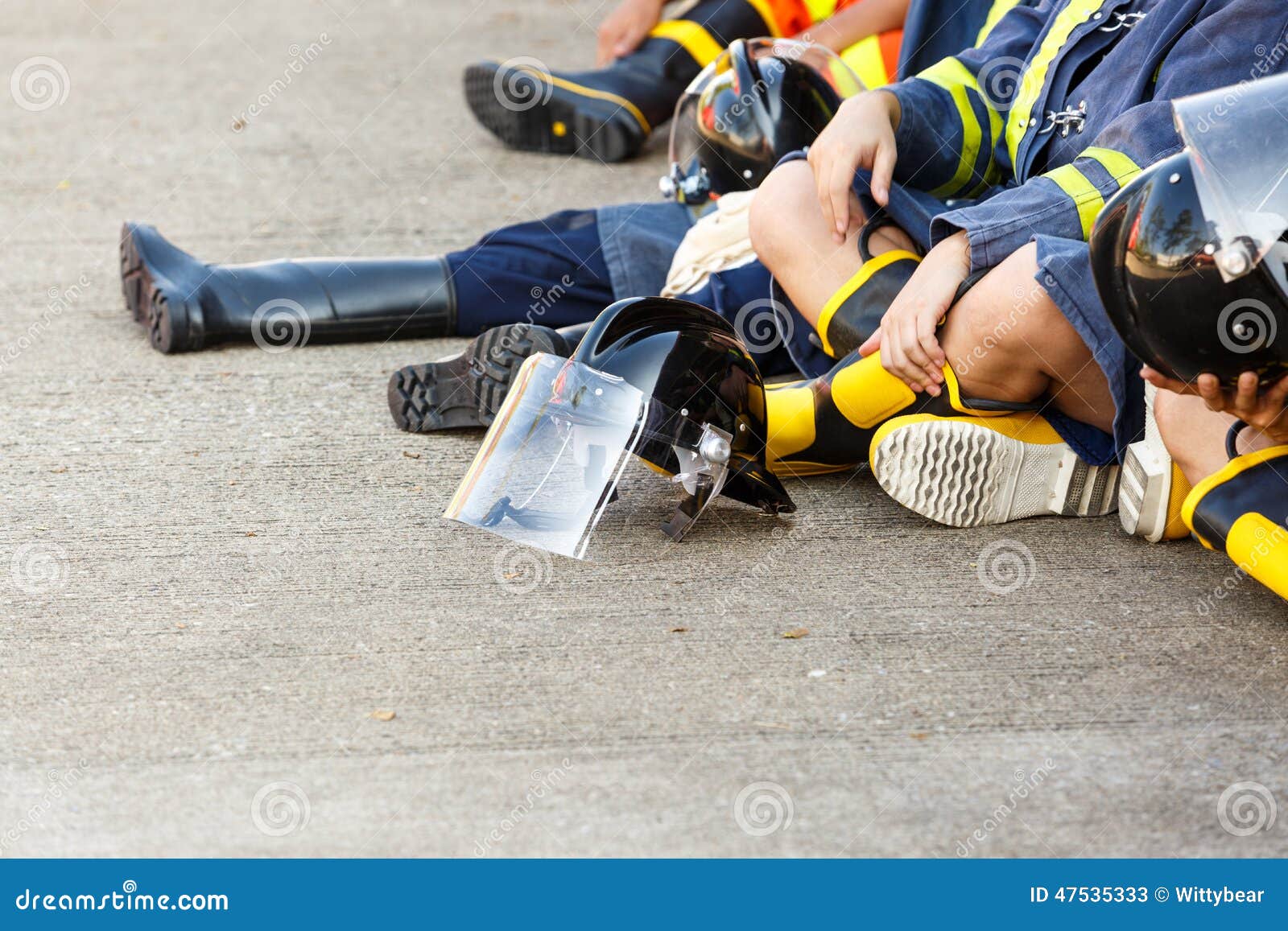 Helmet Safety for Firefighter Stock Image - Image of protection ...
