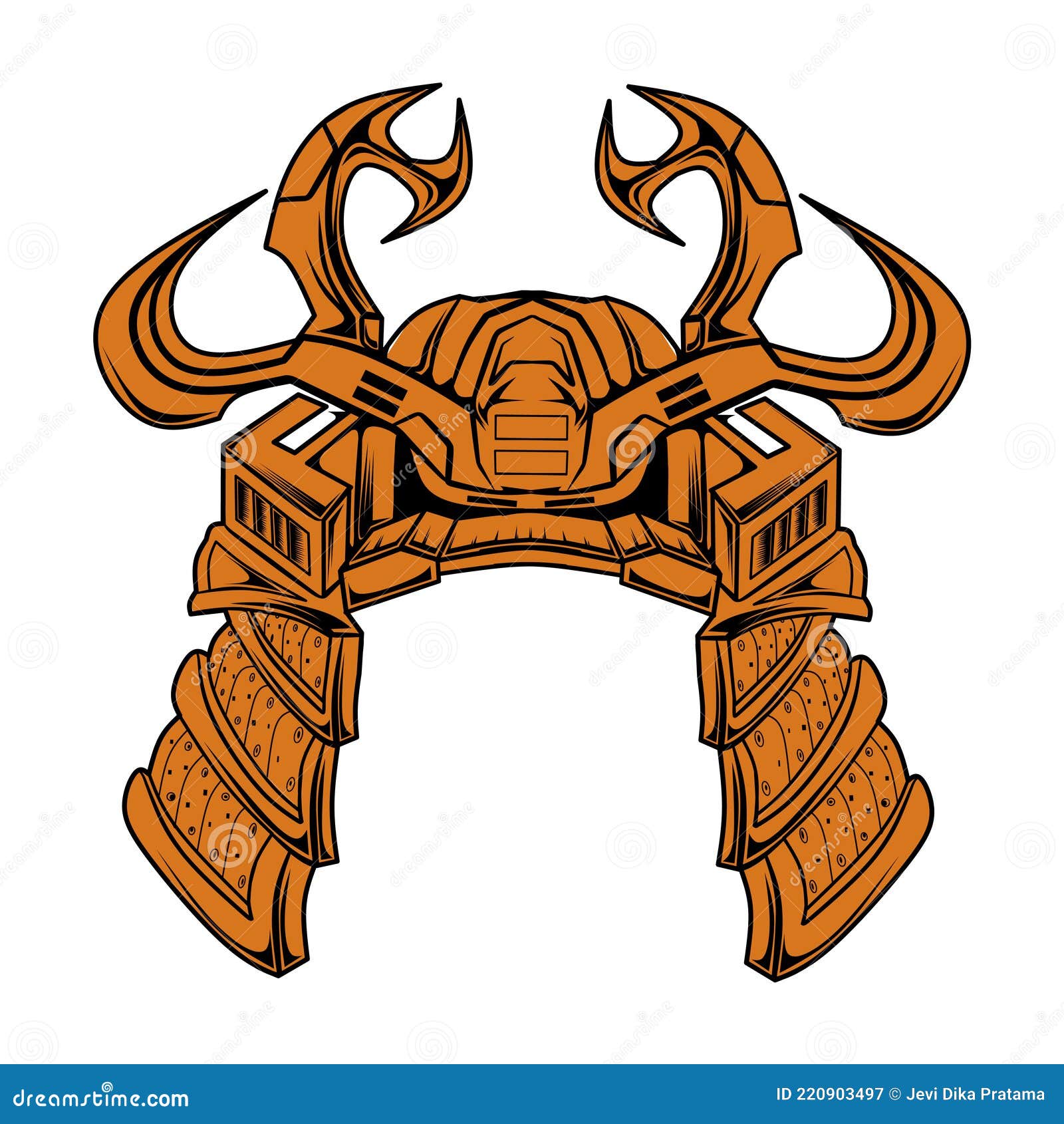 Samurai Armor Diagram