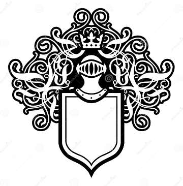 Helmet and Shield stock vector. Illustration of element - 3160021