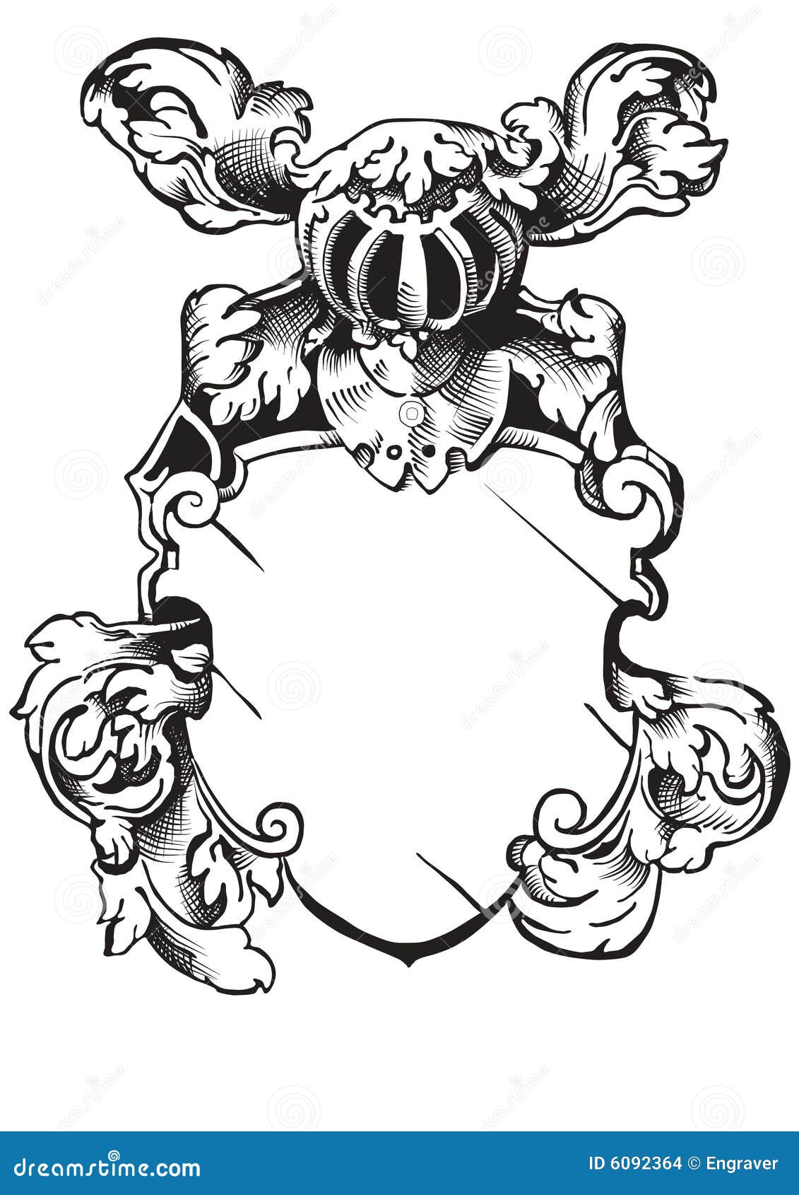 Helmet and shield stock vector. Illustration of design - 6092364