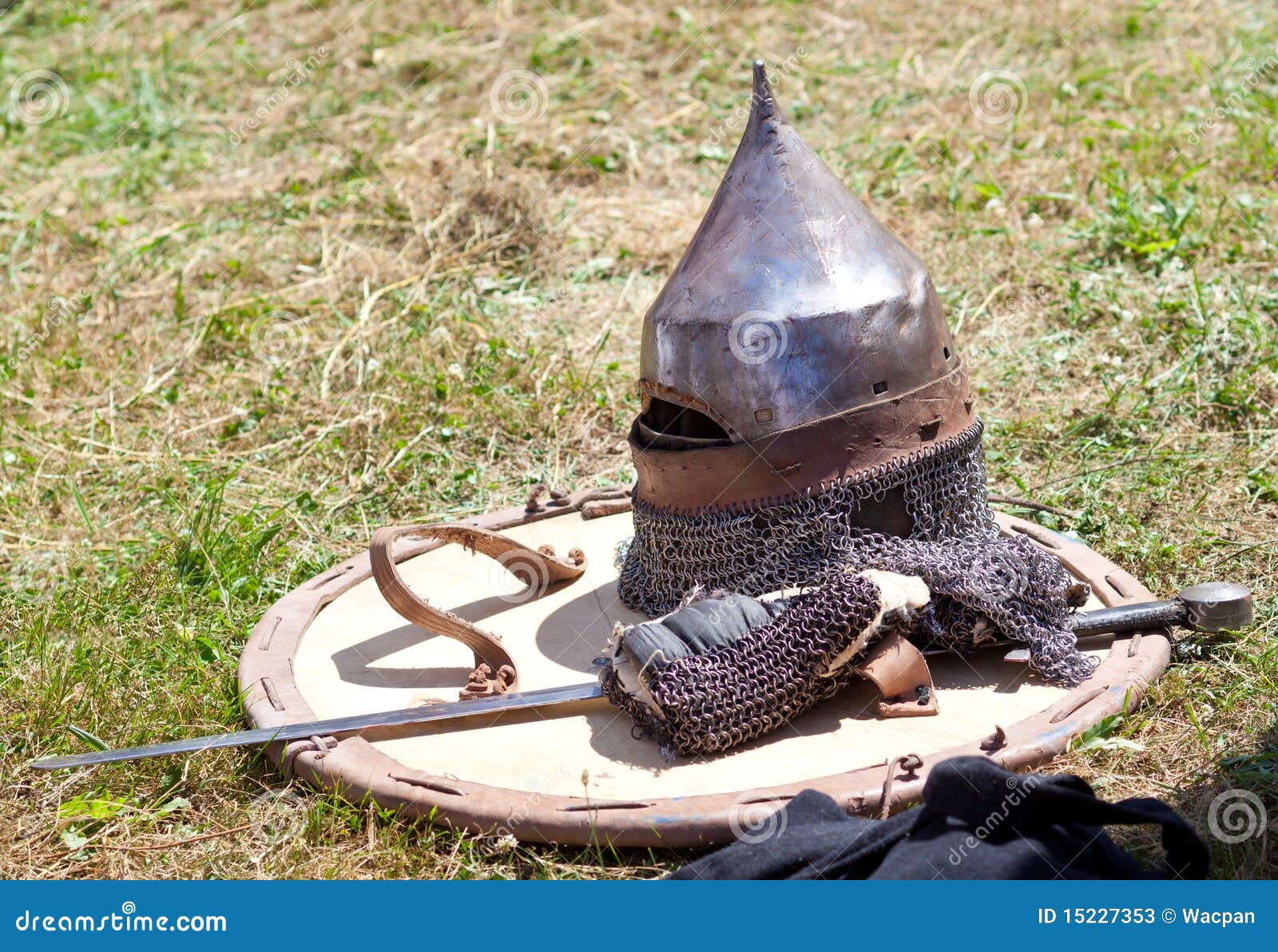 Helmet, Shield And Sword Picture. Image: 15227353