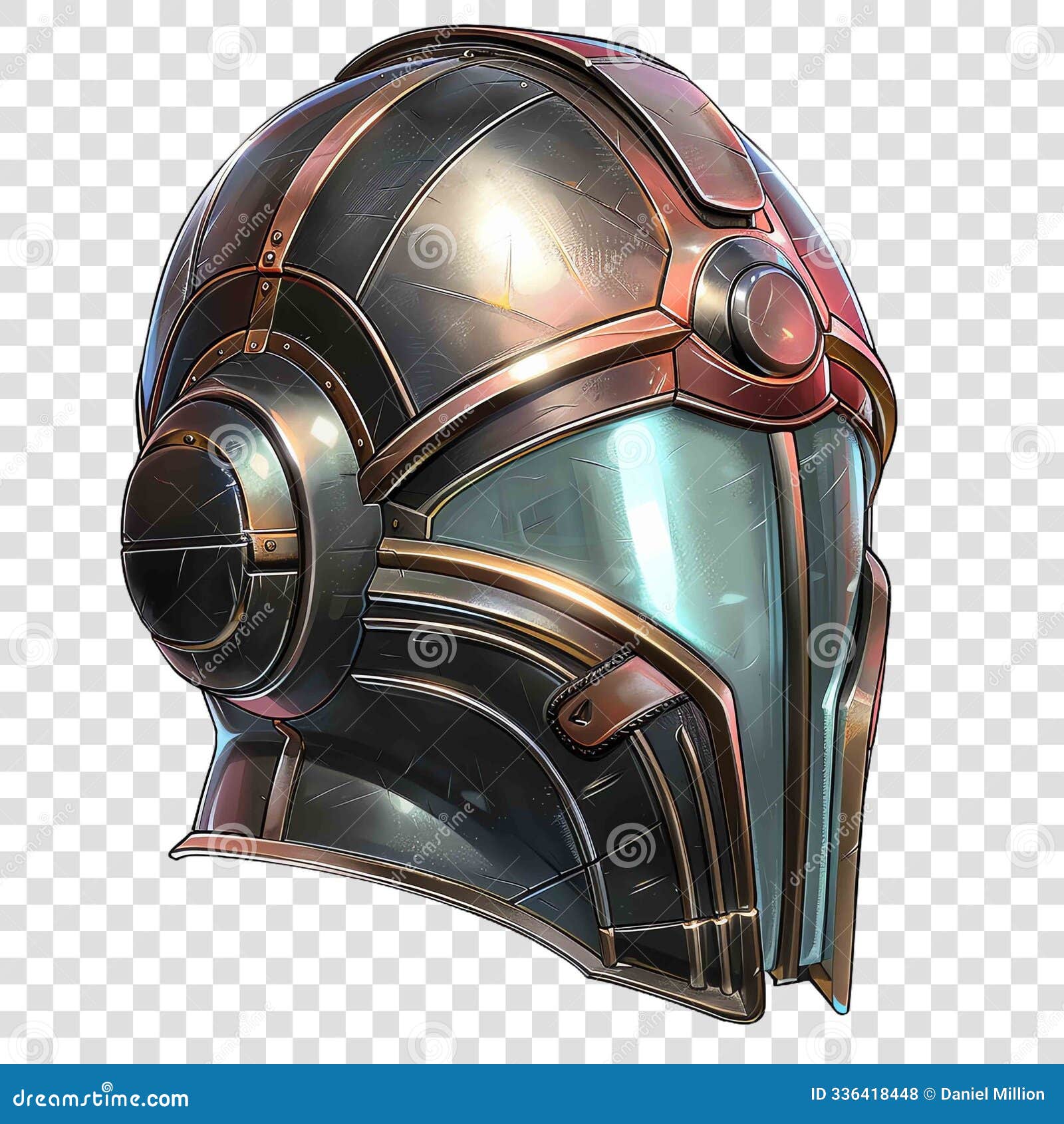 Helmet Transparent Background Realistic Element Stock Illustration ...