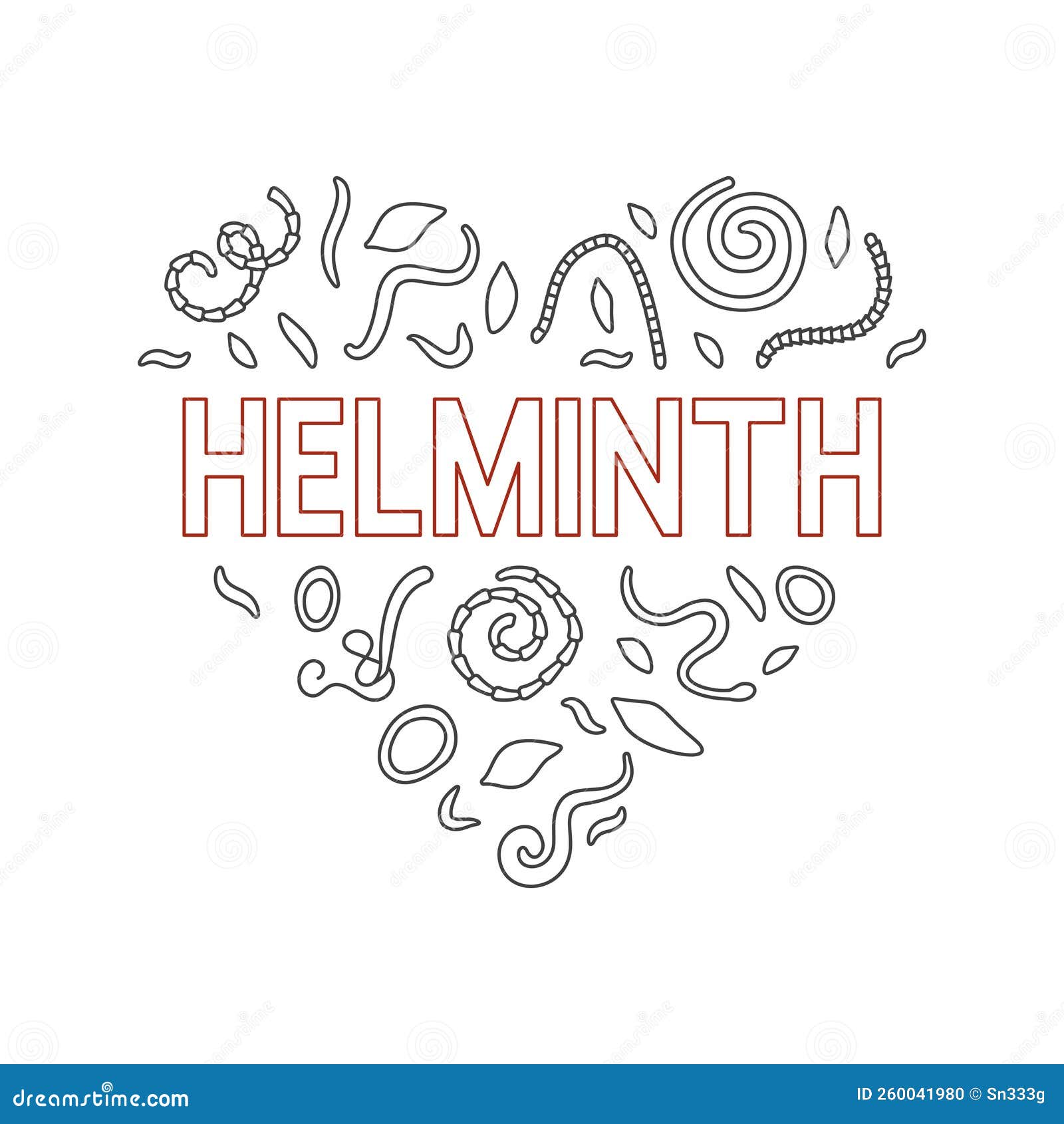 Trematoda Helminth Linea Seamless Pattern - Vector Background Stock ... Trematoda Helminth Linea Seamless Pattern - Vector Background Stock ...