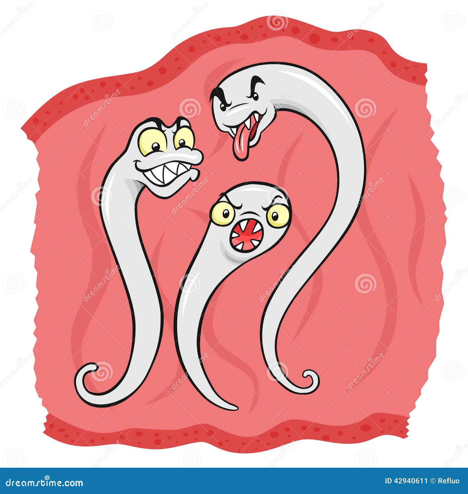 Helmints ilustración del vector. Ilustración de médico - 42940611