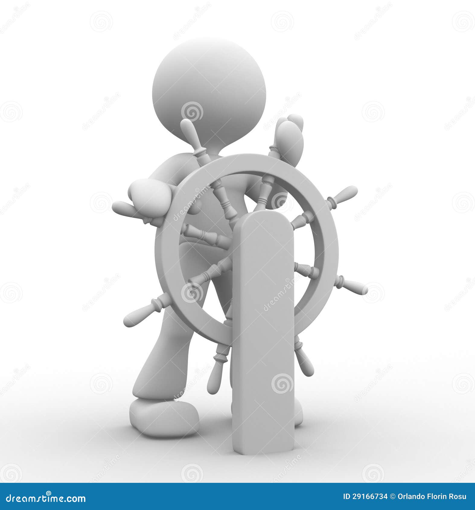 Helmsman stock illustration. Illustration of business - 29166734