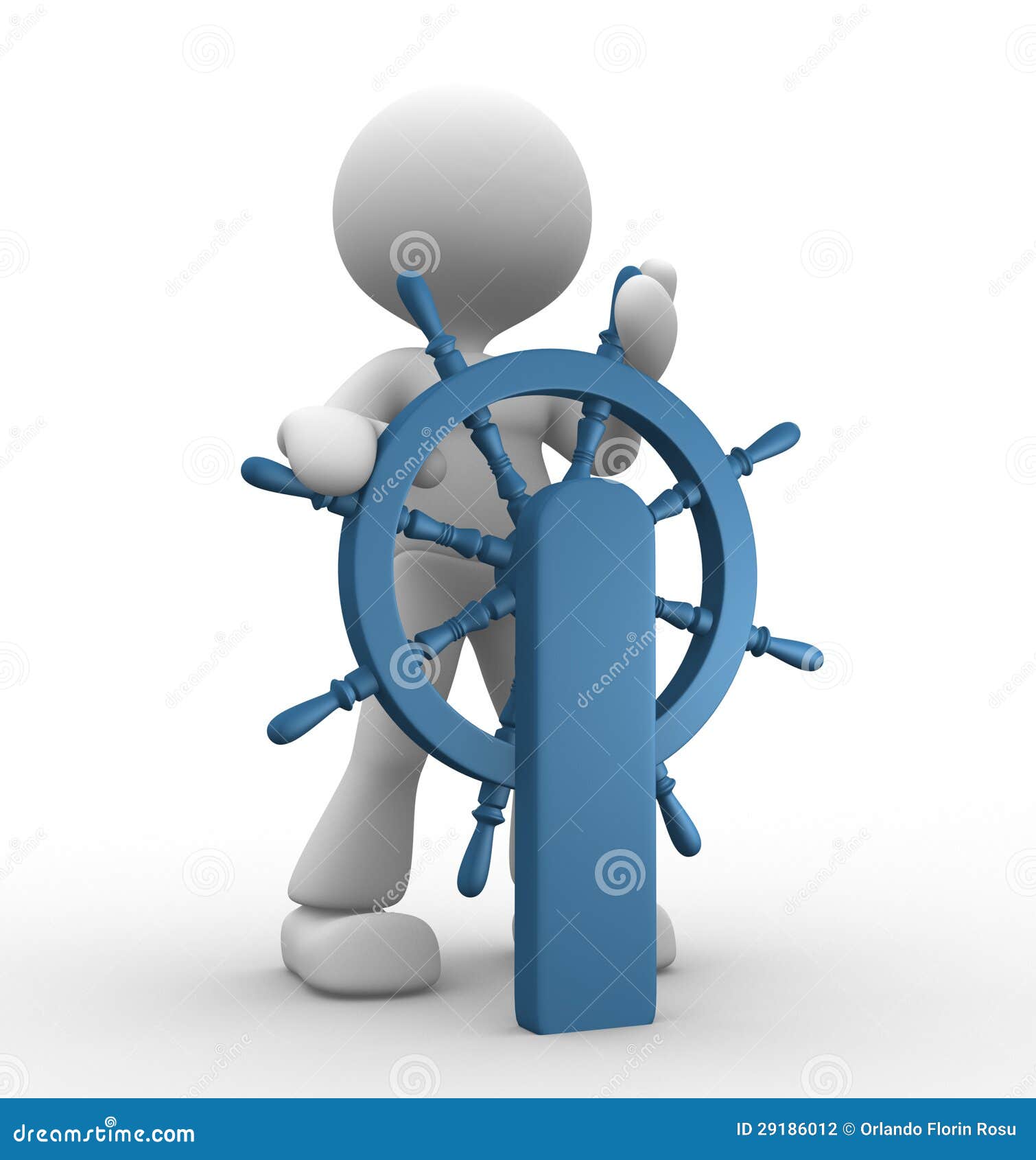 Helmsman stock illustration. Illustration of icon, obsolete - 29186012