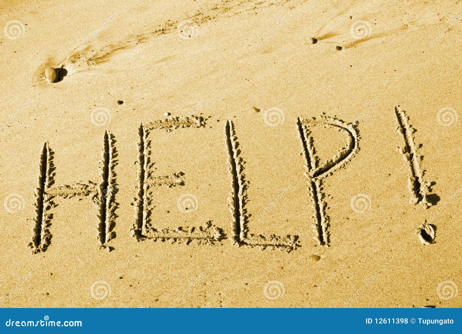 Help stock photo. Image of uninhabited, destination, castaway - 12611398