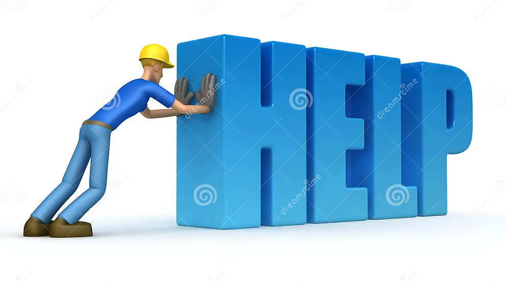 Help stock illustration. Illustration of support, question - 13484998