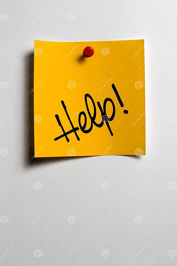 Help stock image. Image of mark, reminding, note, sheet - 1469991
