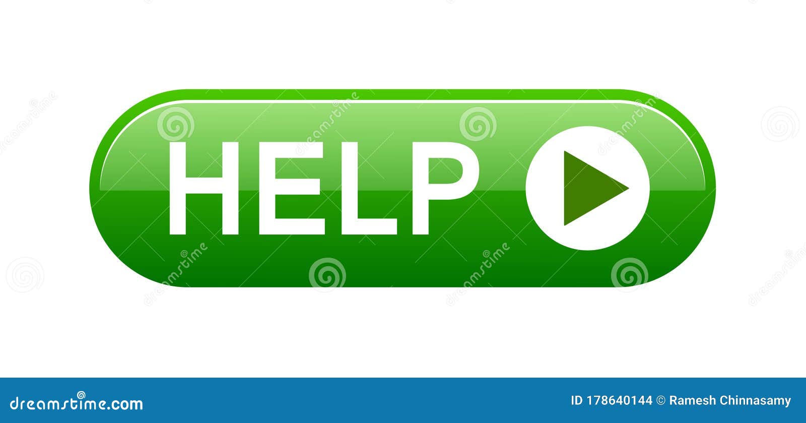 Help button stock vector. Illustration of communication - 178640144