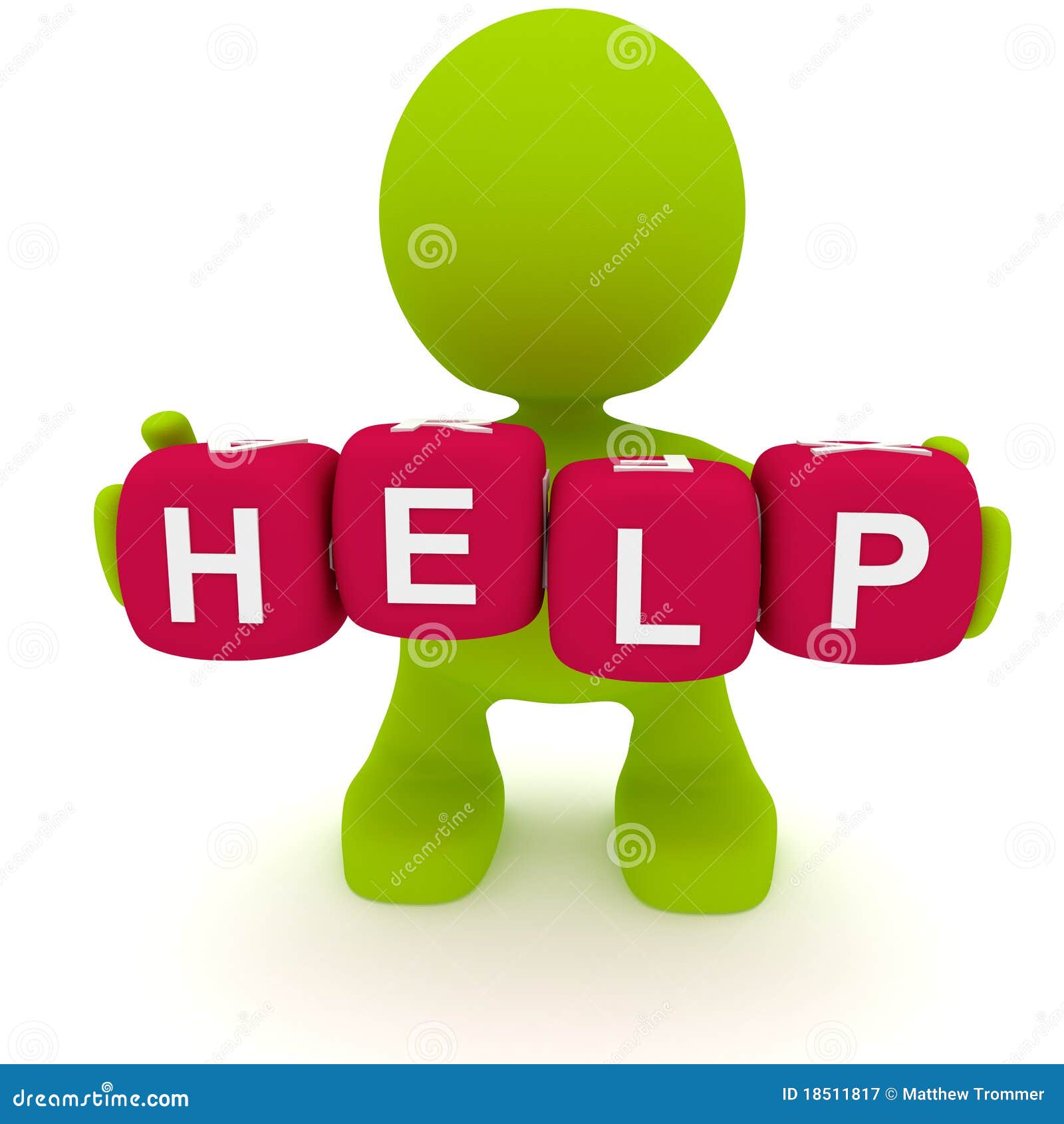 Help stock illustration. Illustration of person, letter - 18511817