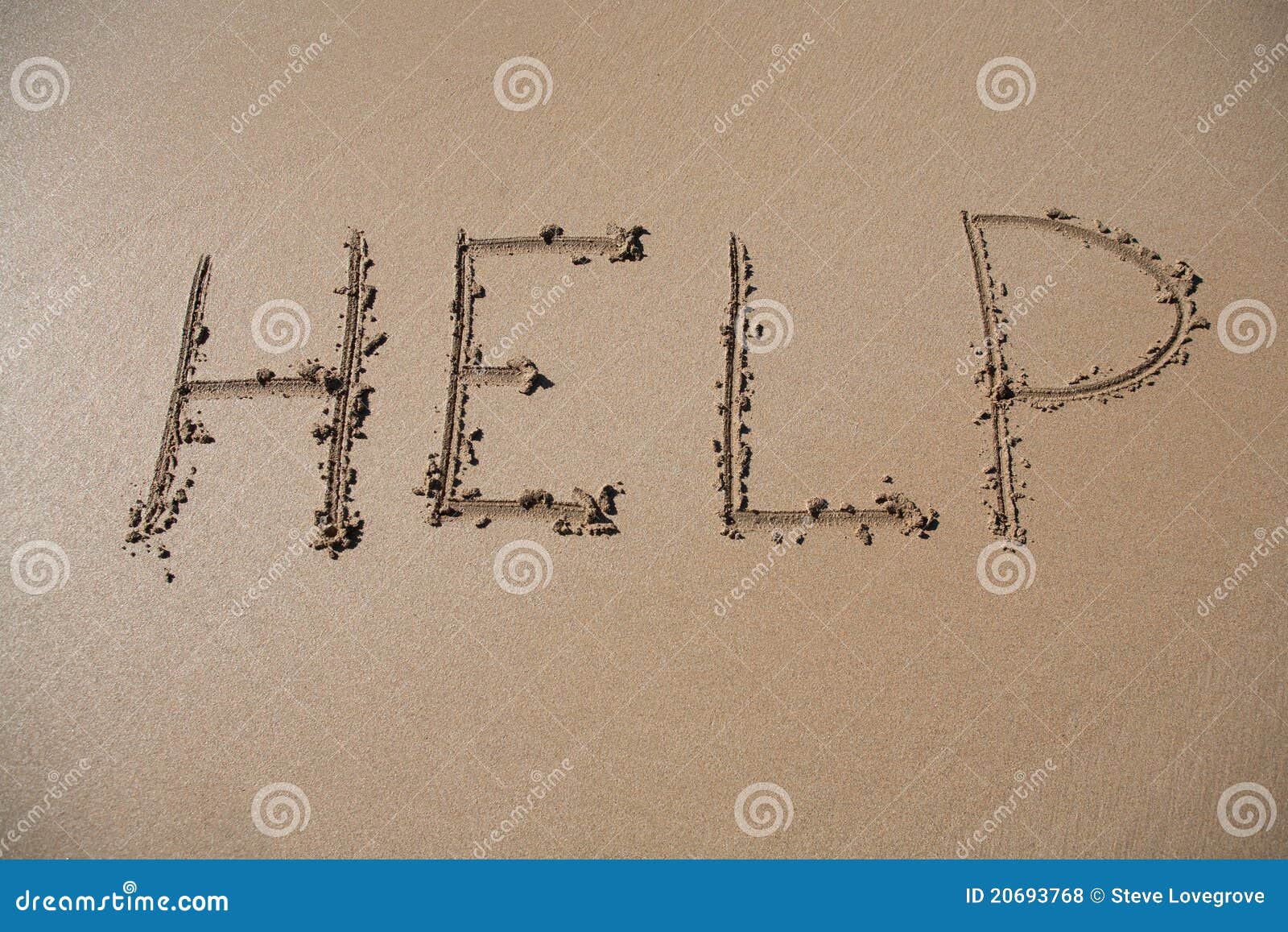 Help stock photo. Image of sign, help, message, sand - 20693768