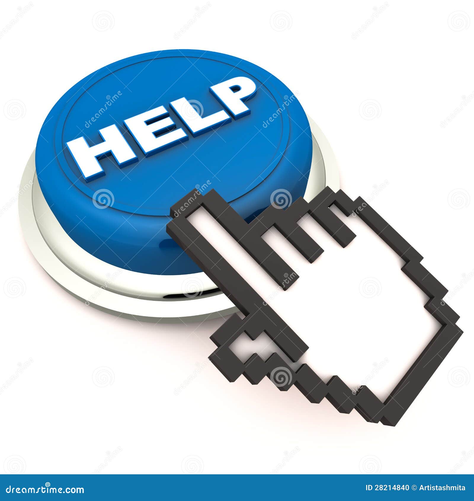 Help stock illustration. Illustration of press, assistance - 28214840
