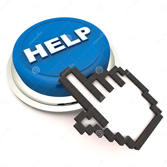 Help stock illustration. Illustration of press, assistance - 28214840