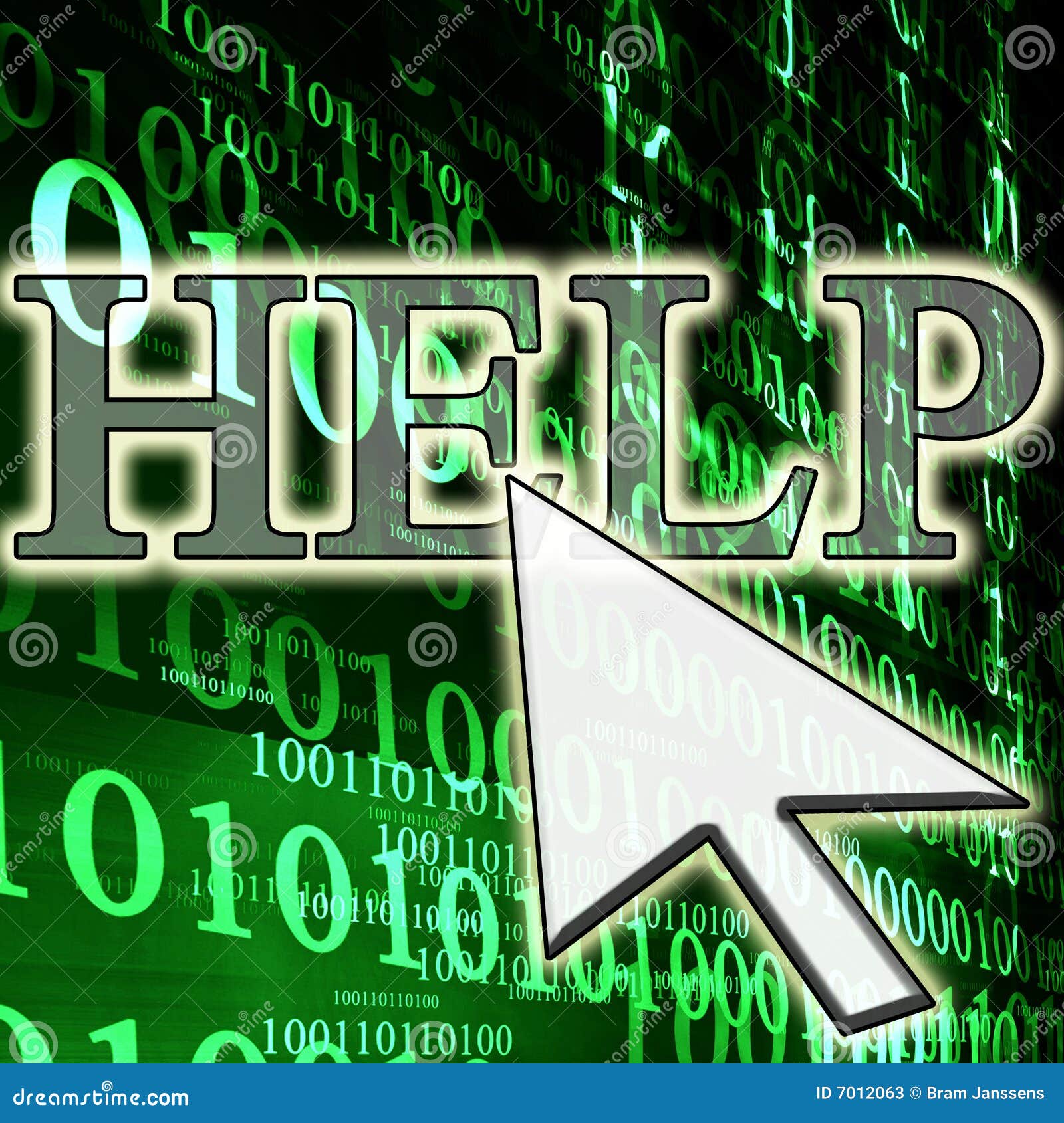 Help stock illustration. Illustration of help, cyberspace - 7012063