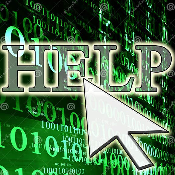 Help stock illustration. Illustration of help, cyberspace - 7012063