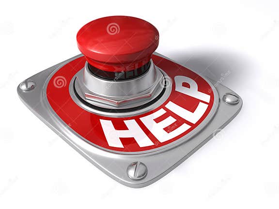 Help stock illustration. Illustration of push, request - 7382614
