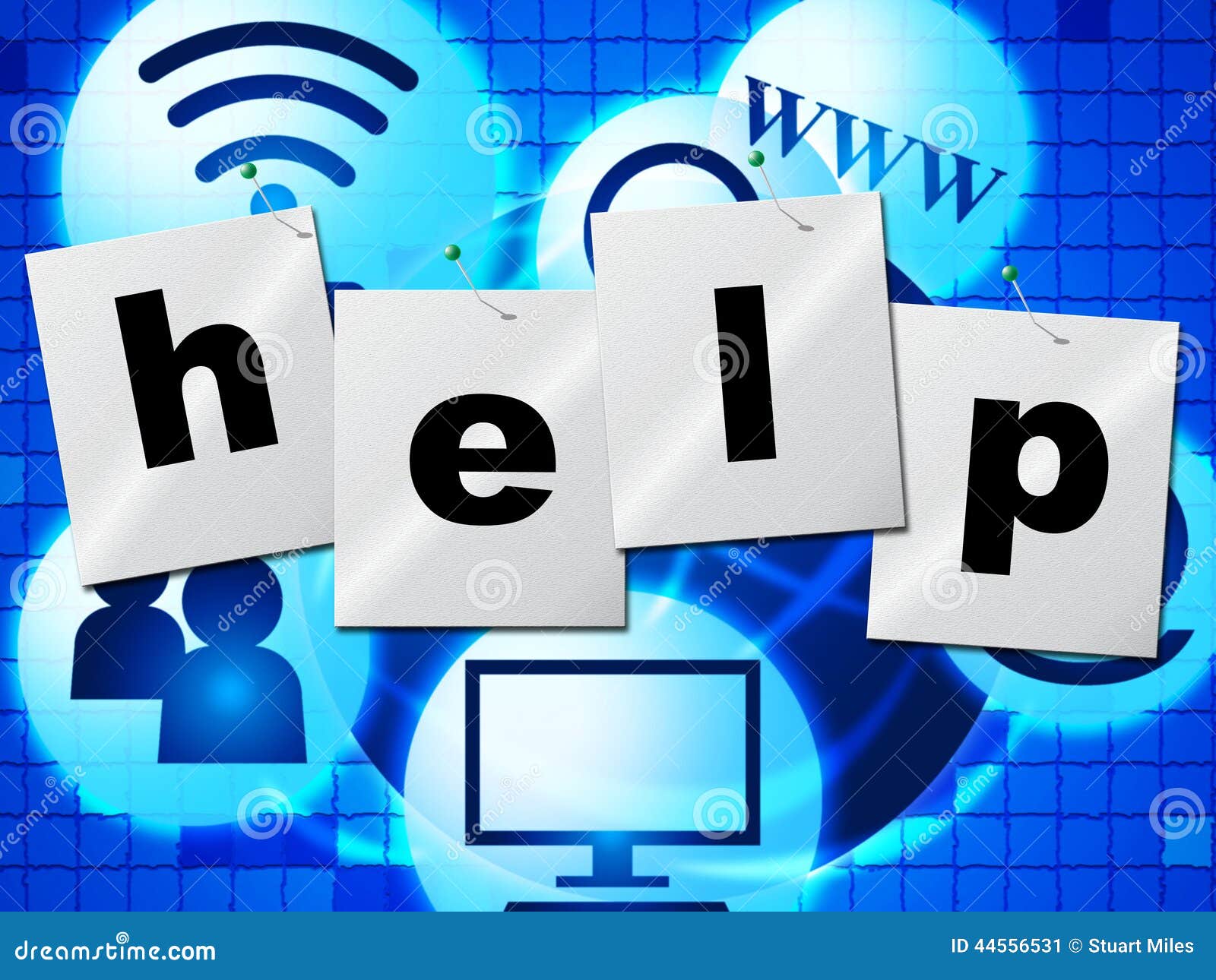 Help Advice Shows Solution Helps and Answers Stock Illustration ...