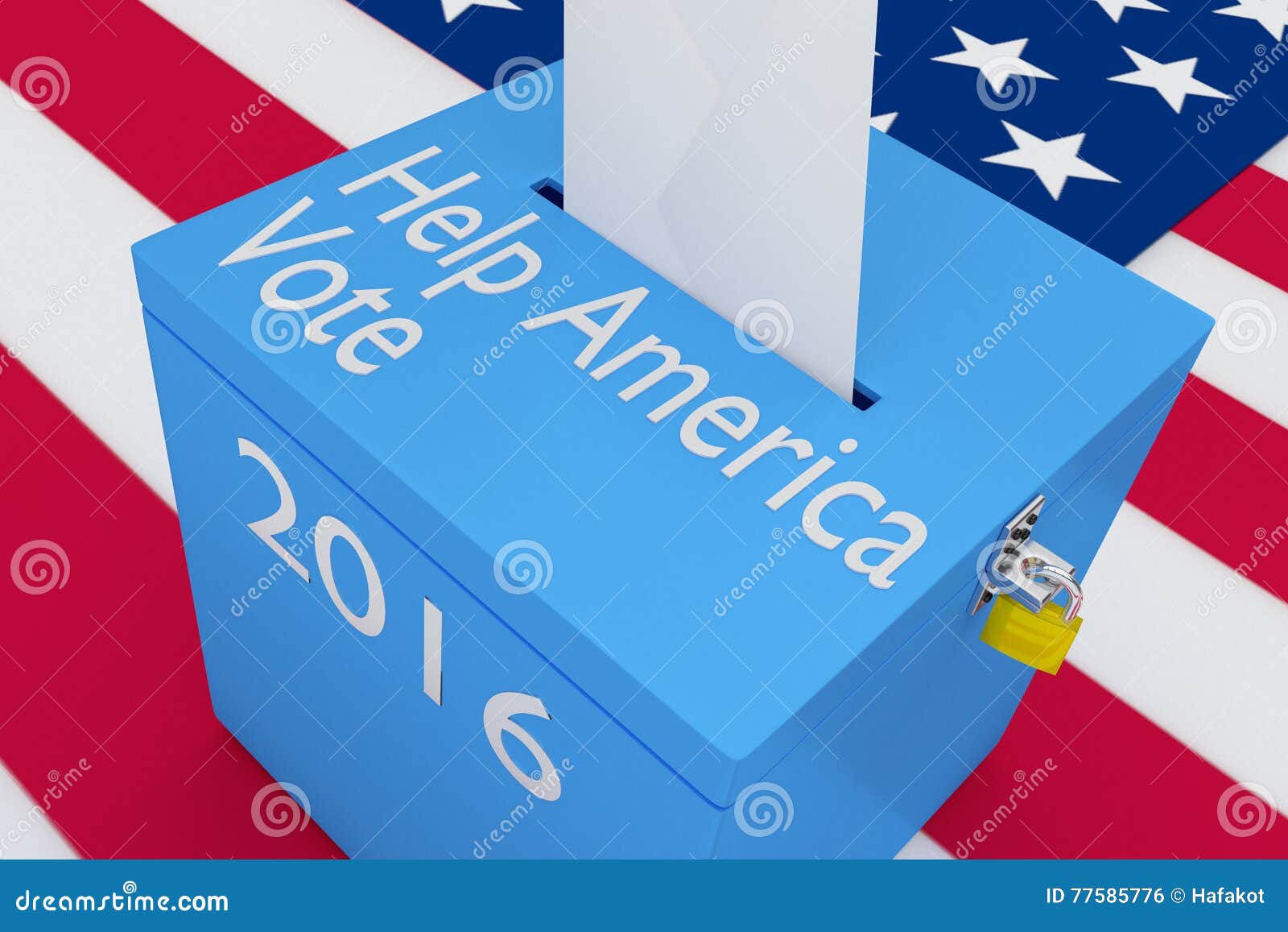 Help America Vote concept stock illustration. Illustration of america ...