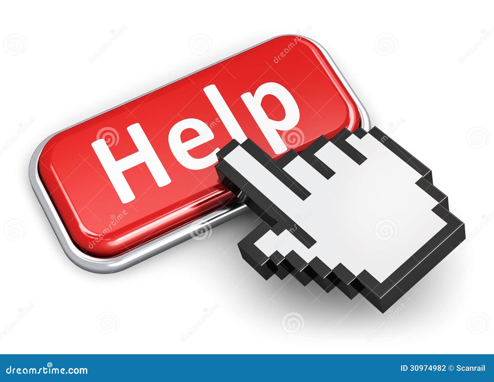 Help and Assistance Concept Stock Illustration - Illustration of icon ...