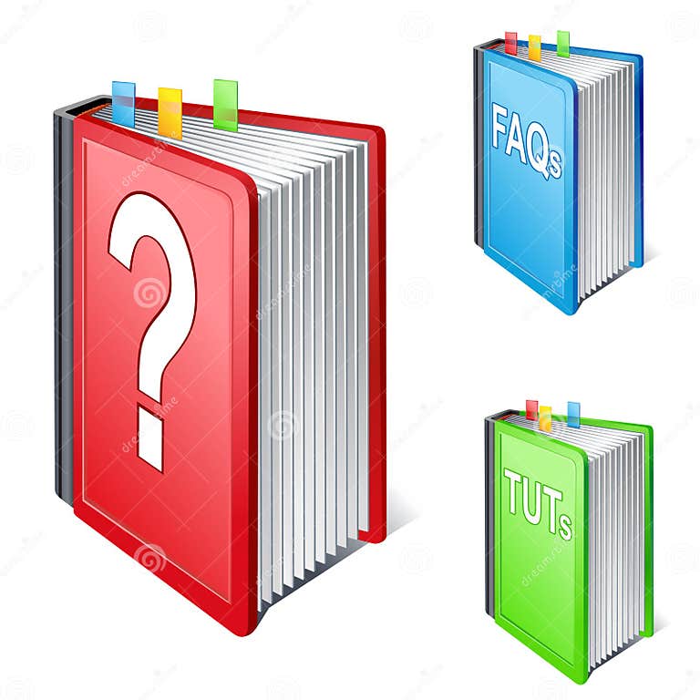 Help book icon stock vector. Illustration of questions - 10559565
