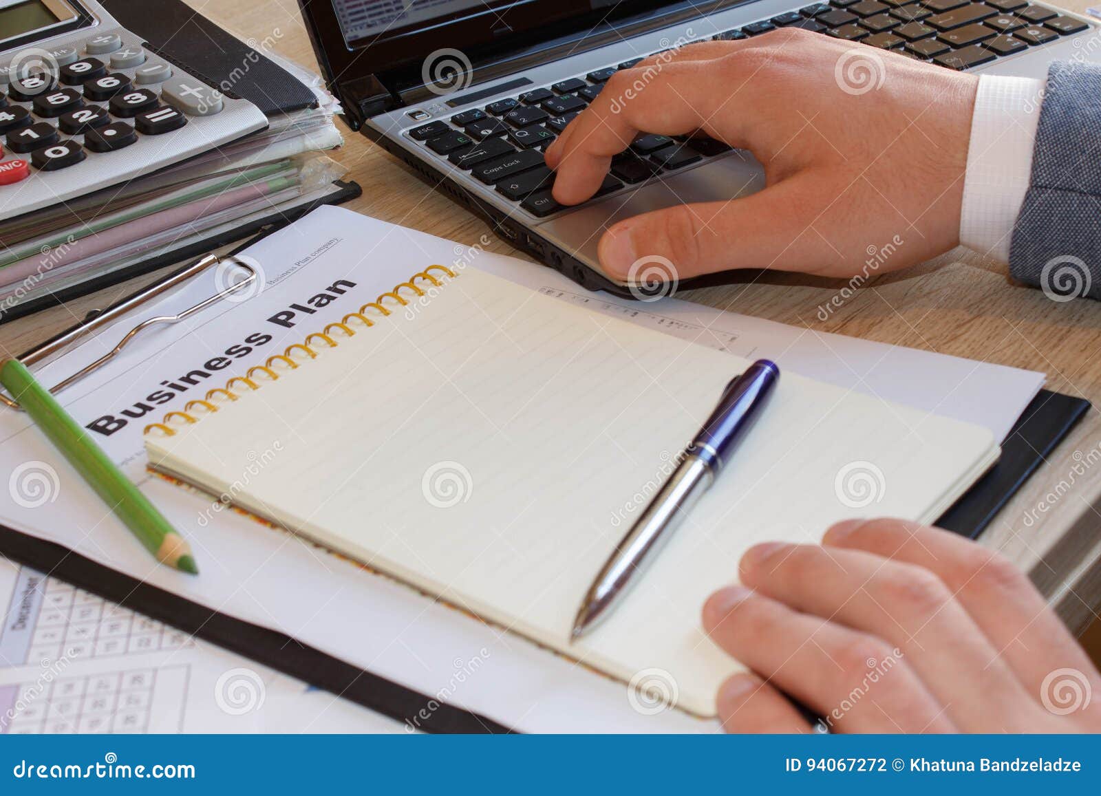 Help with Business Plan. How To Develop a Business Plan Stock Photo ...