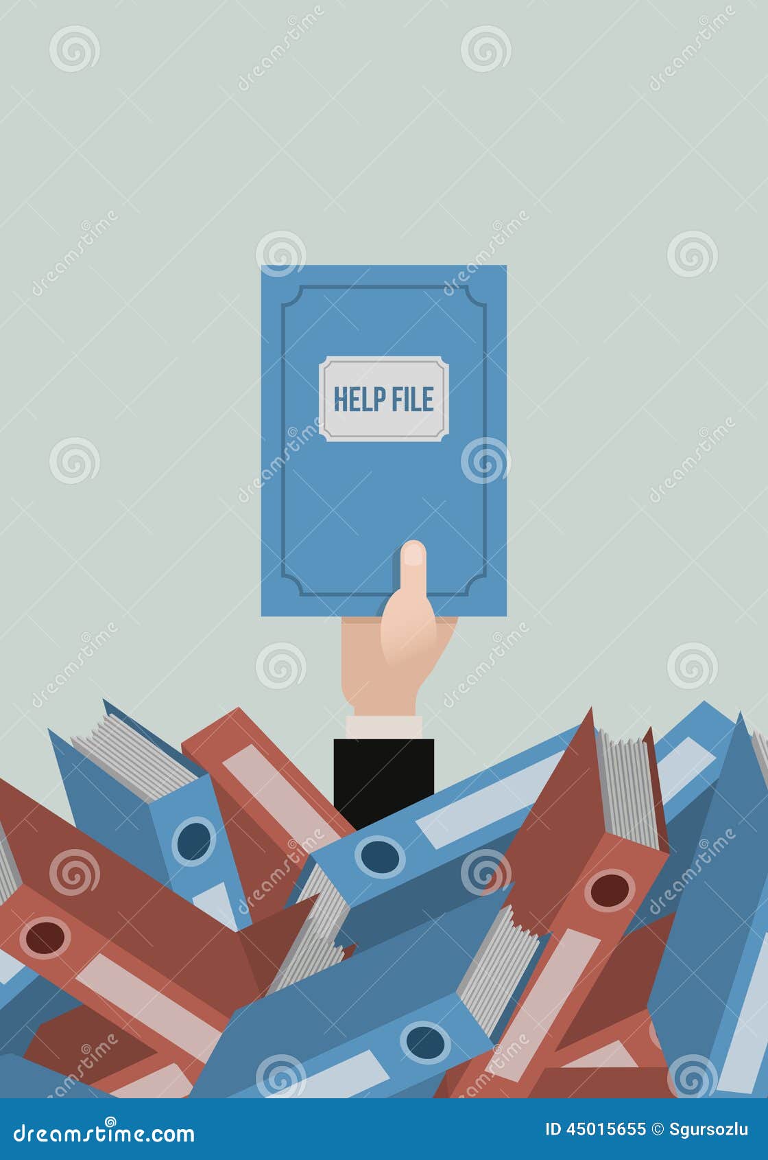 Help stock vector. Illustration of overloaded, garbage - 45015655