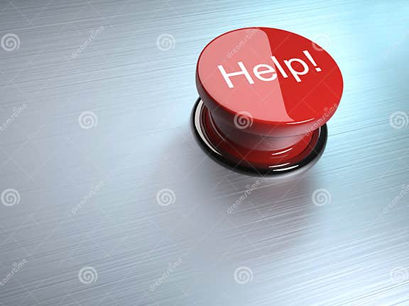 Help button stock illustration. Illustration of push - 11655927