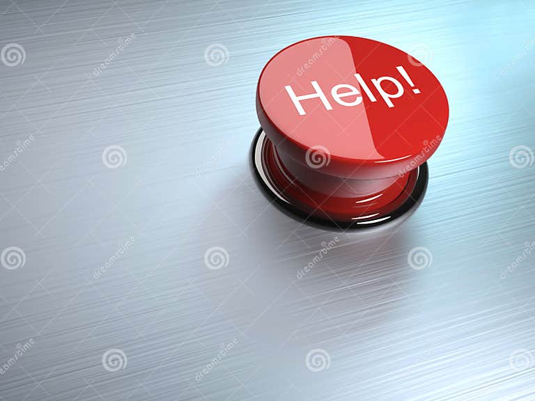Help button stock illustration. Illustration of push - 11655927
