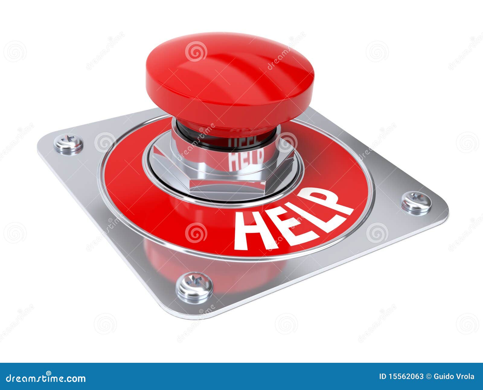 Help button stock illustration. Illustration of plastic - 15562063