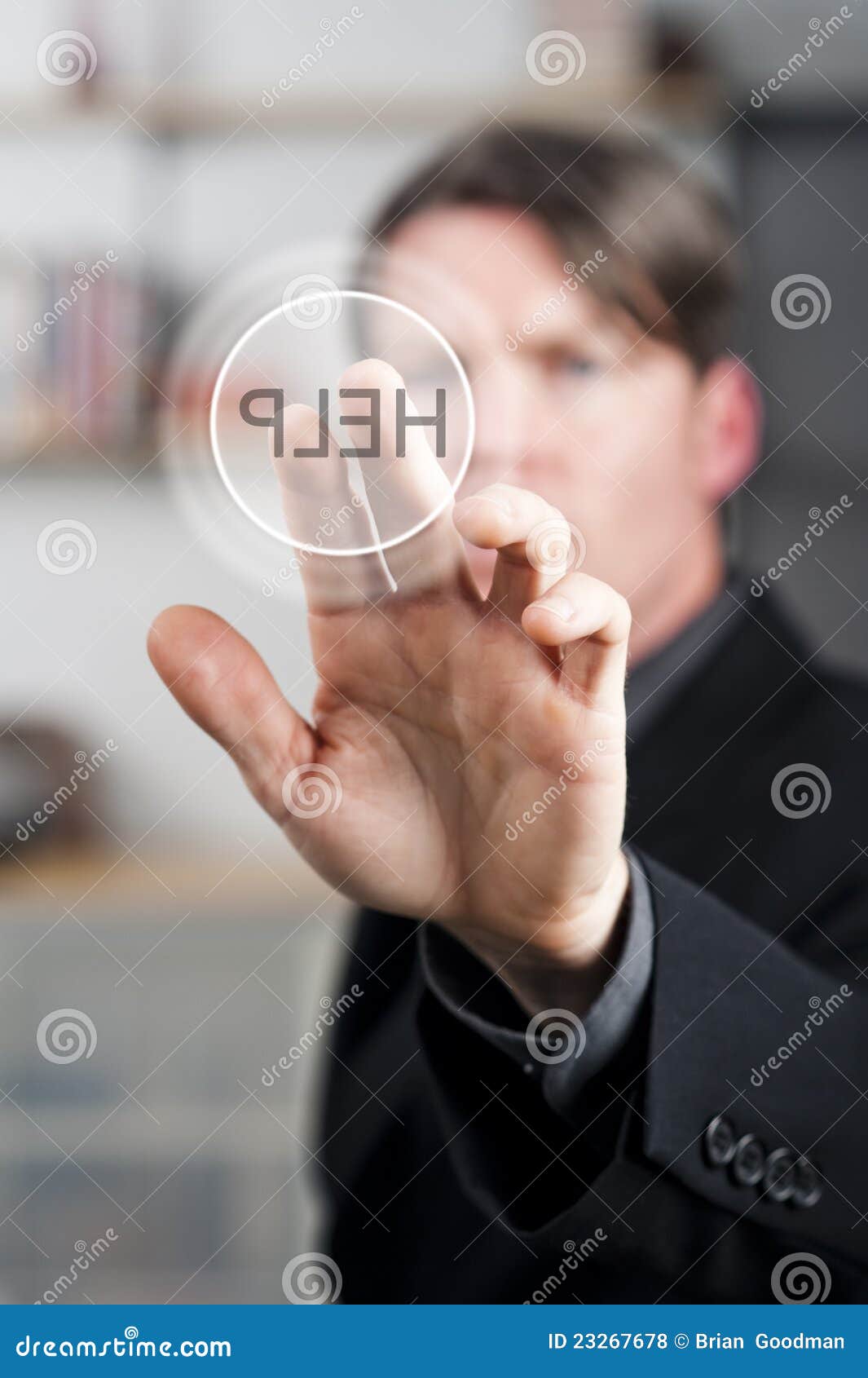Help button stock photo. Image of help, business, touch - 23267678