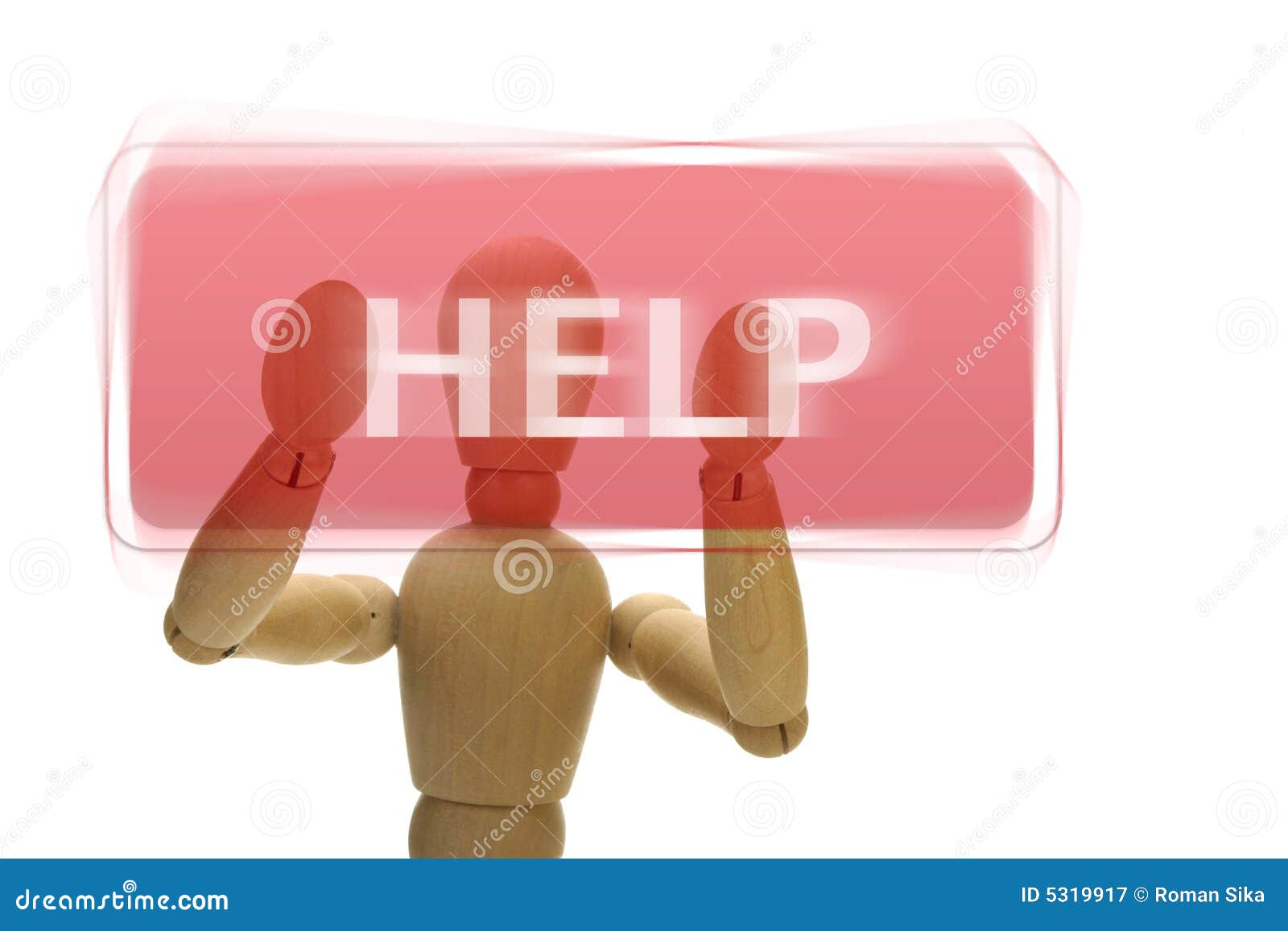 Help Button Picture. Image: 5319917