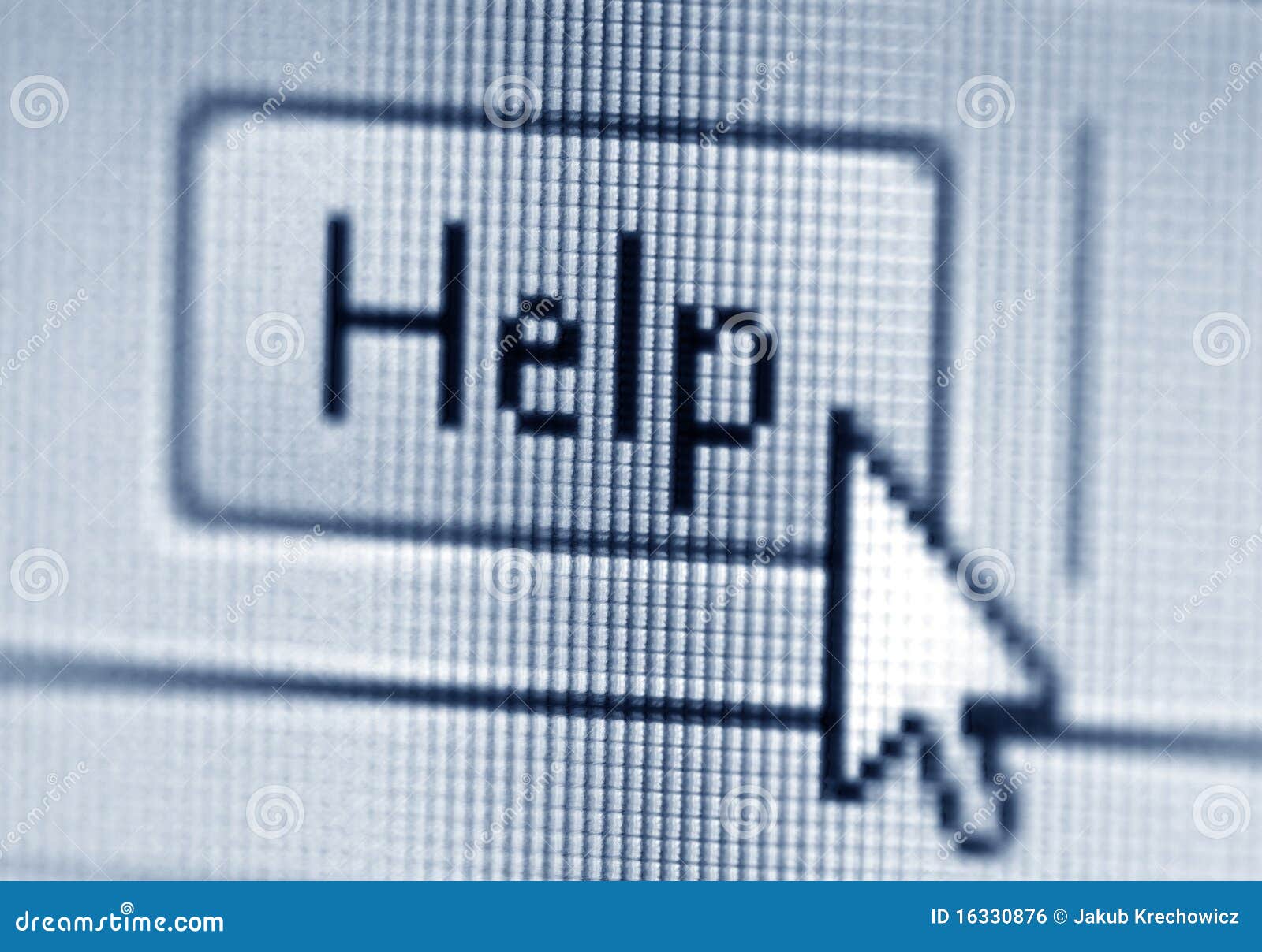 Help button and cursor stock photo. Image of internet - 16330876