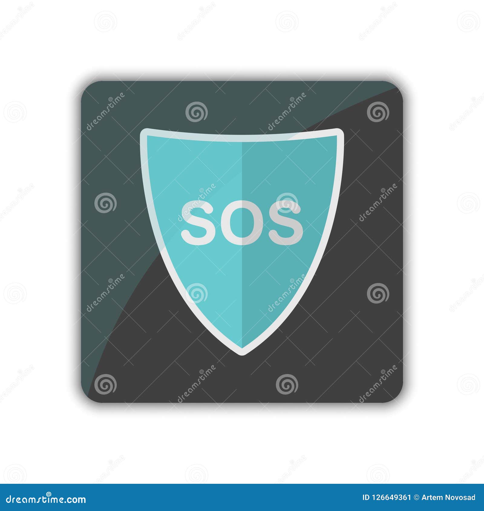 Help Call Icon. Vector Illustration on White Background. Stock ...