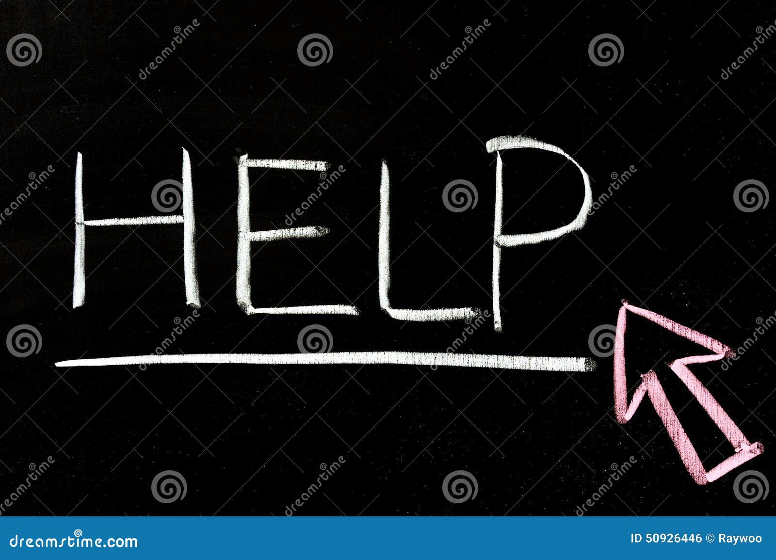 Help stock photo. Image of asking, blackboard, chalk - 50926446