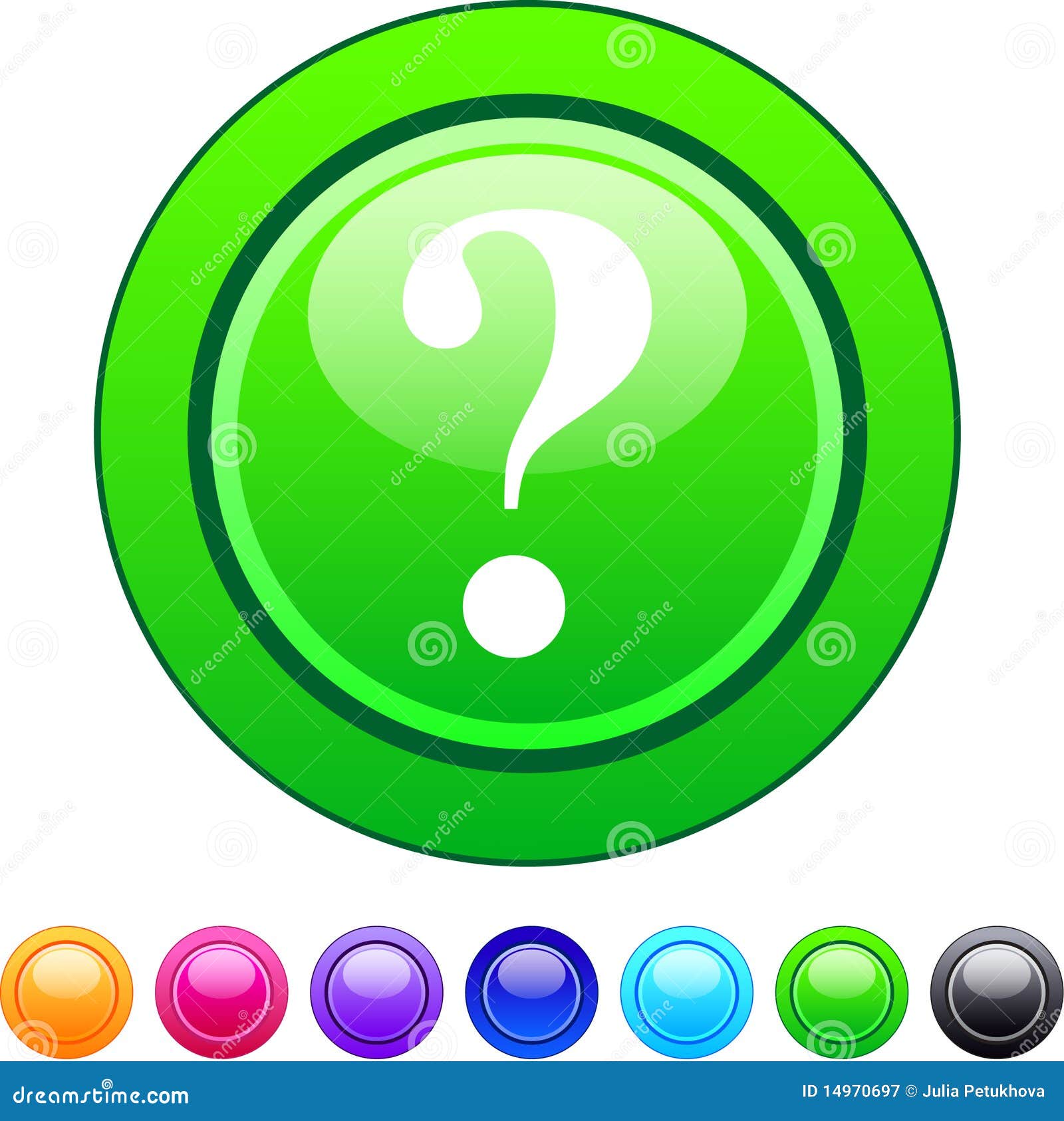 Help circle button. stock vector. Illustration of icon - 14970697