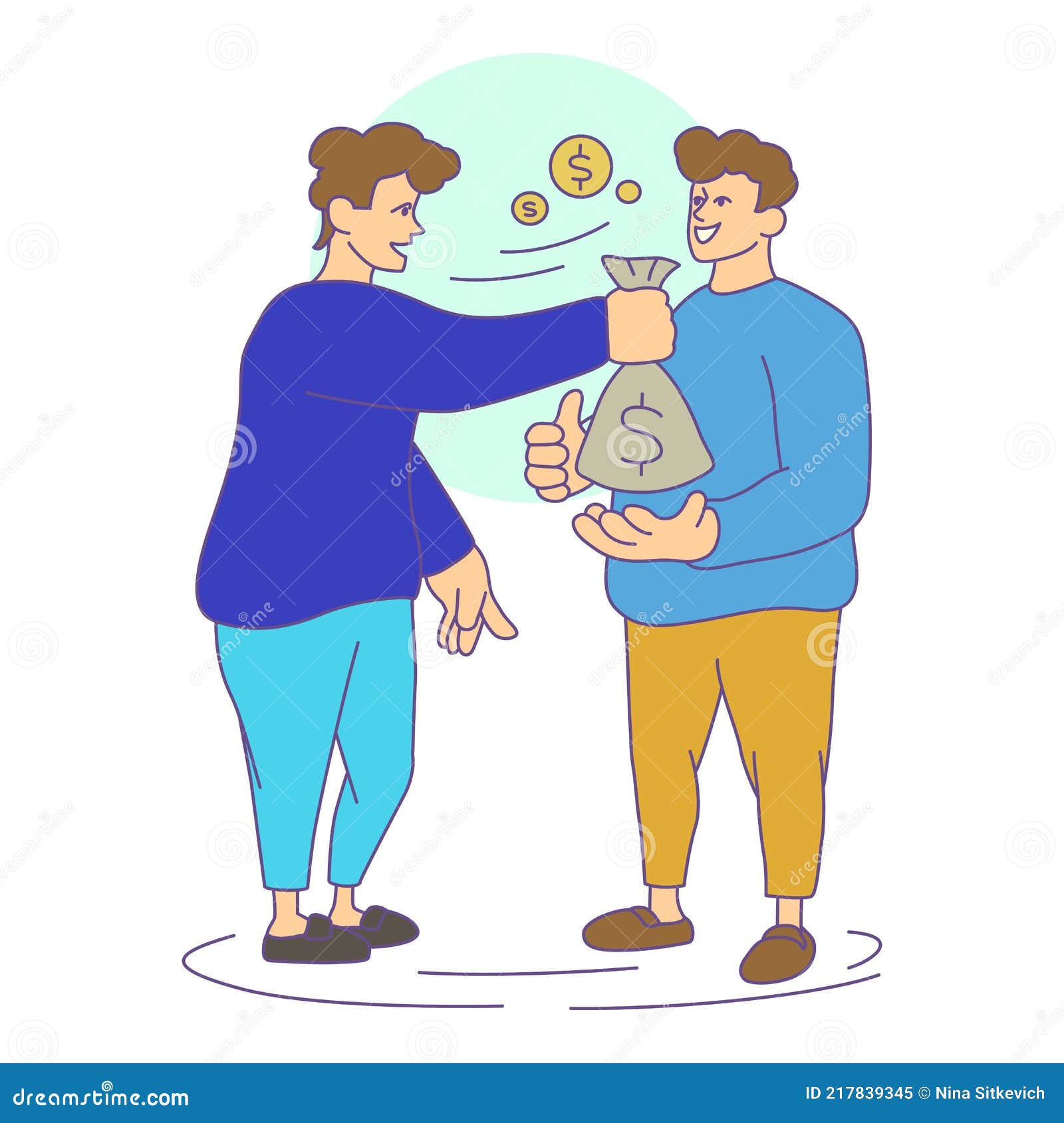 Help Compensation Icon, Cartoon and Flat Style Stock Vector ...