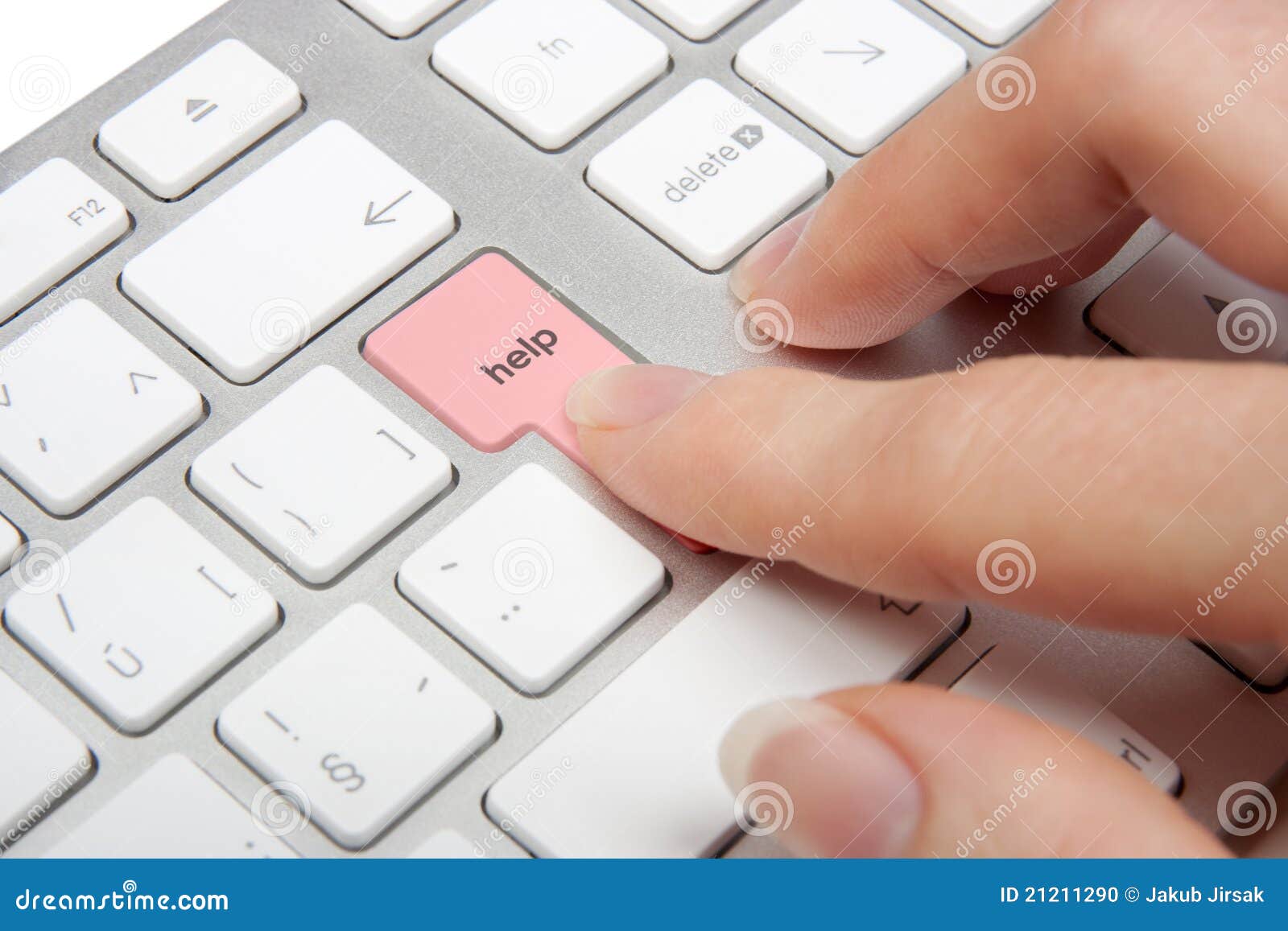 Help with computer stock photo. Image of hand, peripheral - 21211290