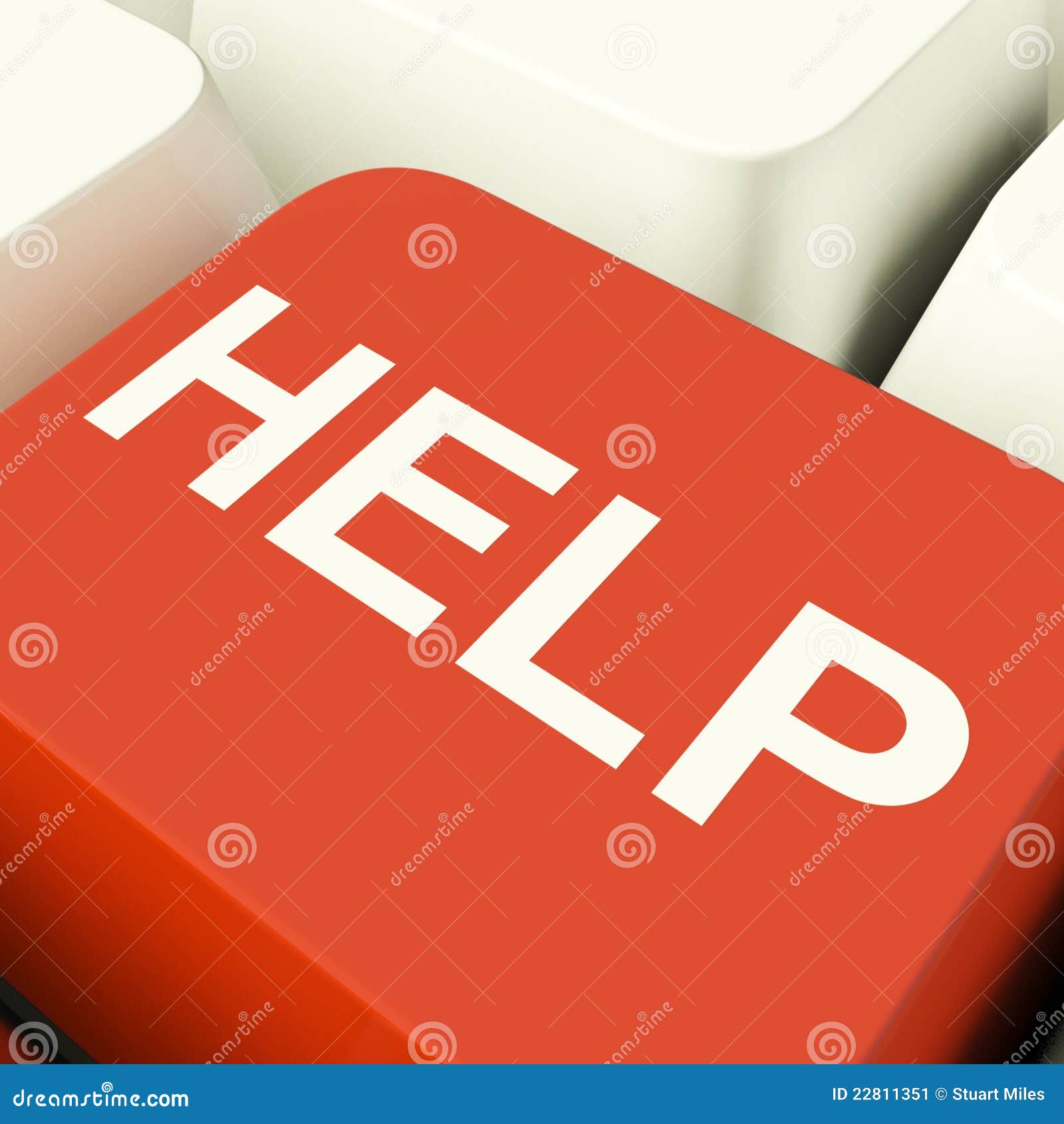 Help Computer Key stock illustration. Illustration of inform - 22811351