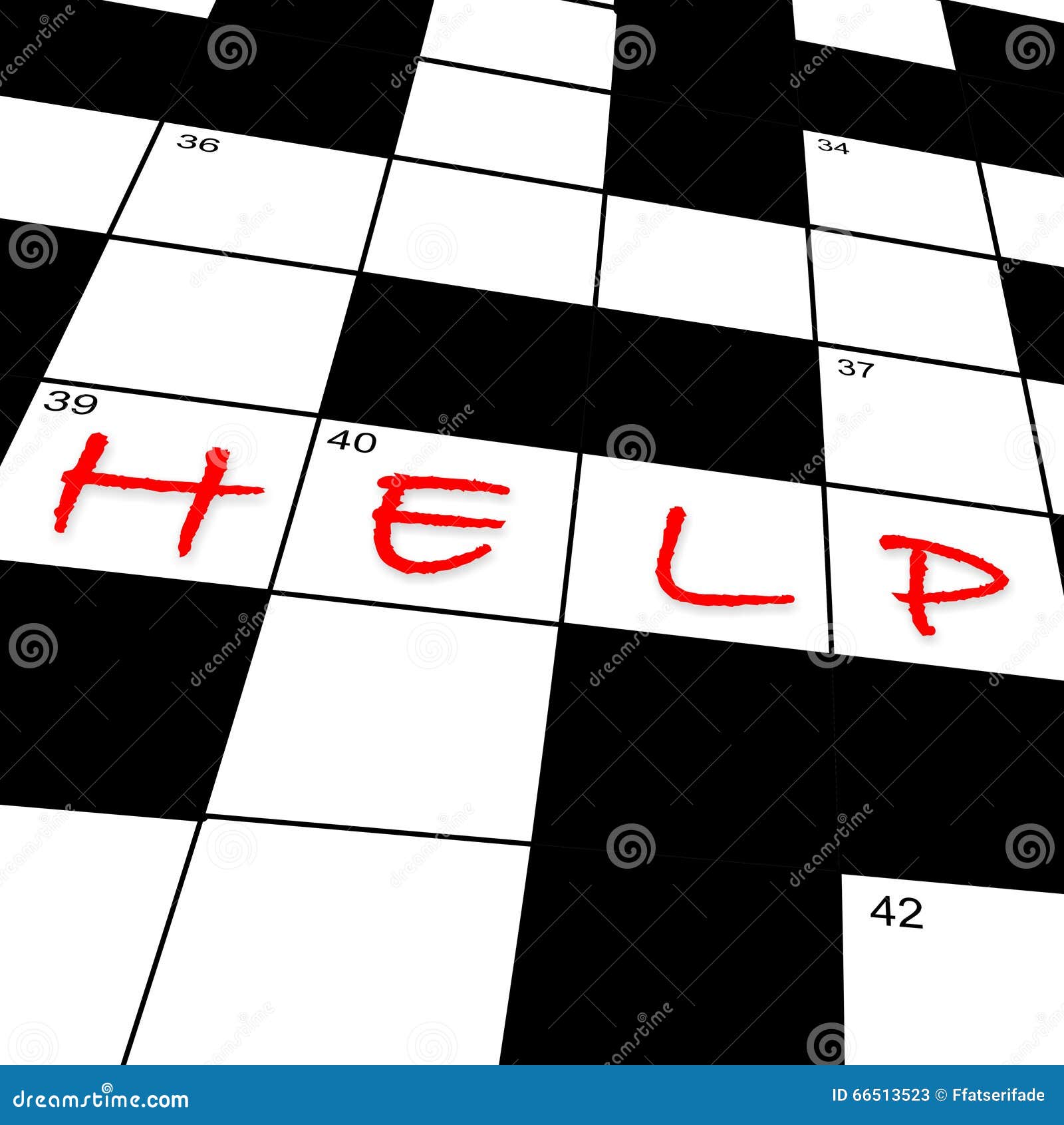 Help in crossword stock image. Image of diagnose, puzzle - 66513523