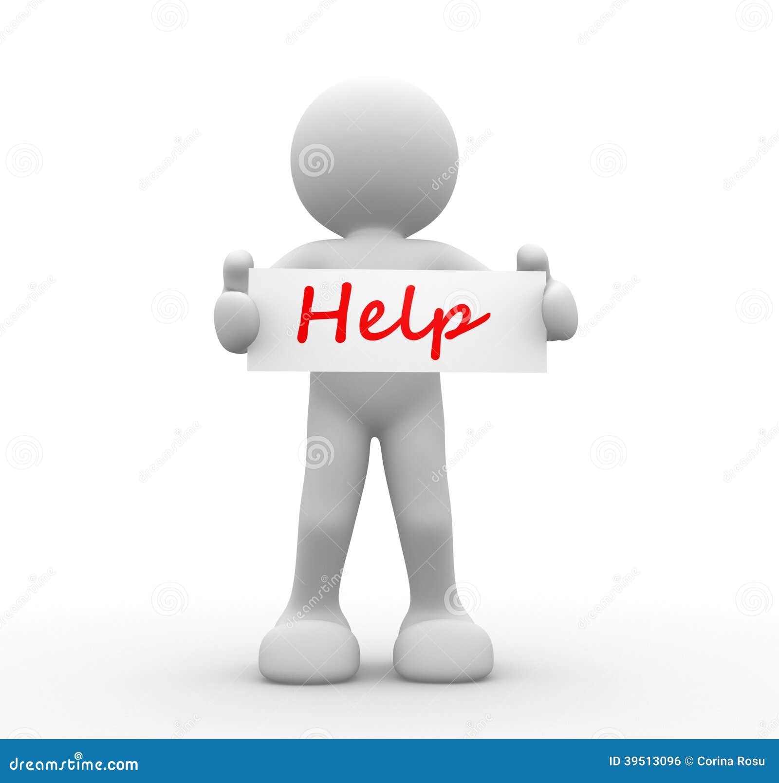 Help stock illustration. Illustration of carry, character - 39513096