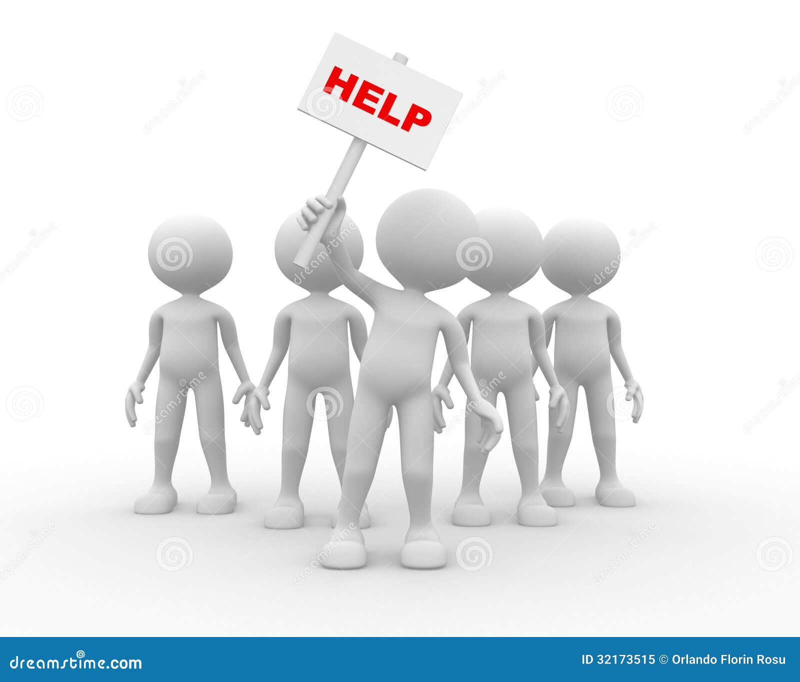 Help stock illustration. Illustration of banner, people - 32173515
