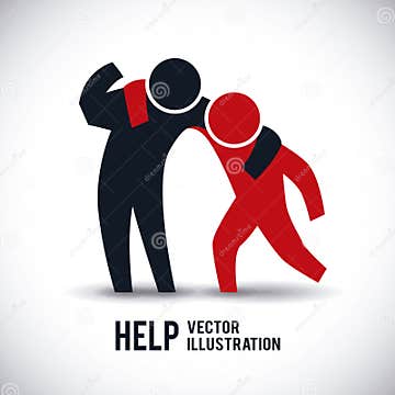 Help design stock vector. Illustration of together, element - 45065677