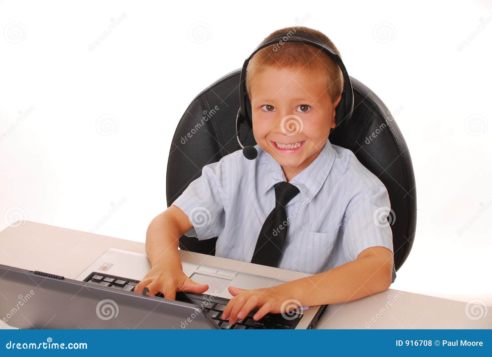 Help Desk Boy 7 stock photo. Image of headset, office, smiling - 916708