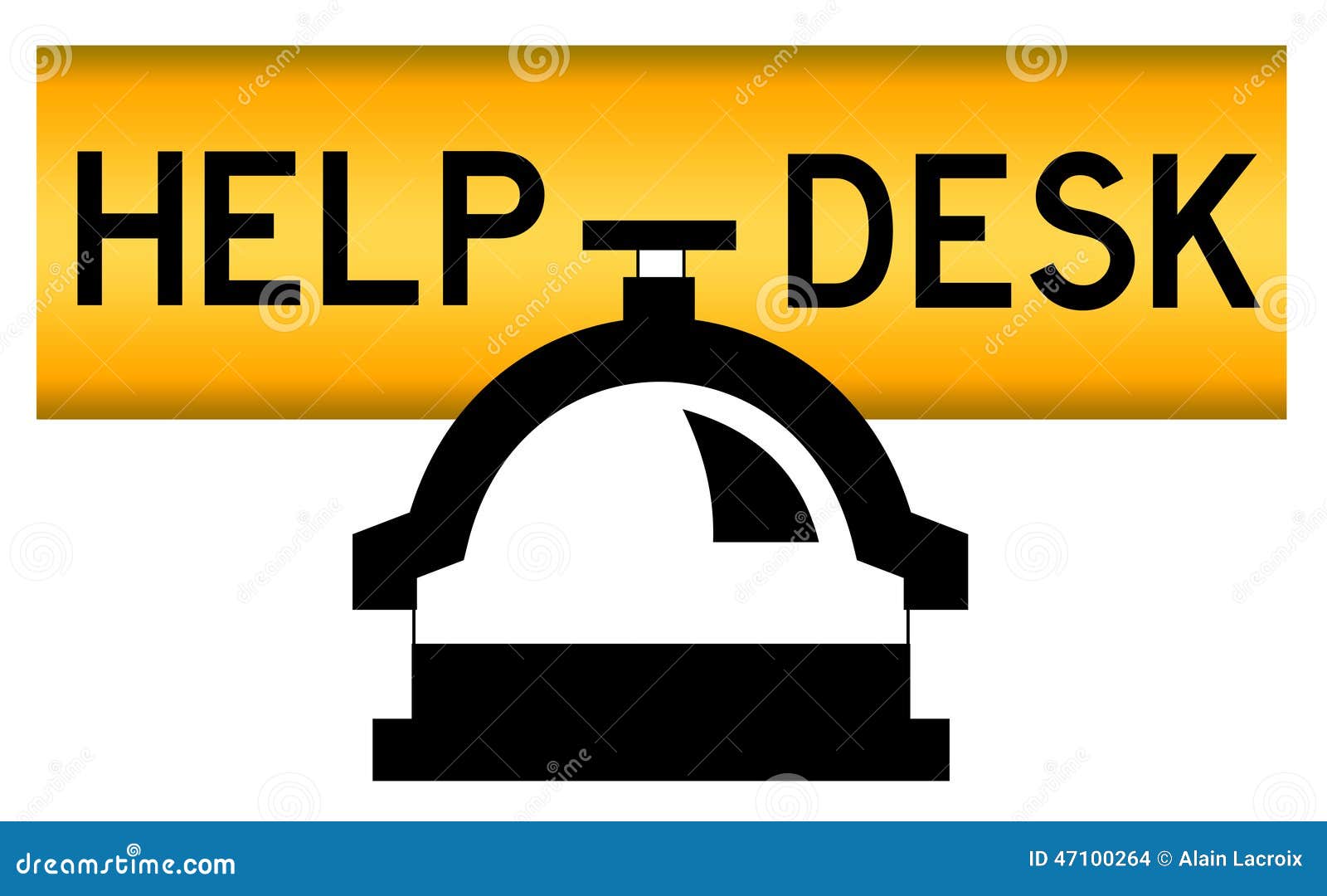 Help desk stock illustration. Illustration of helping - 47100264