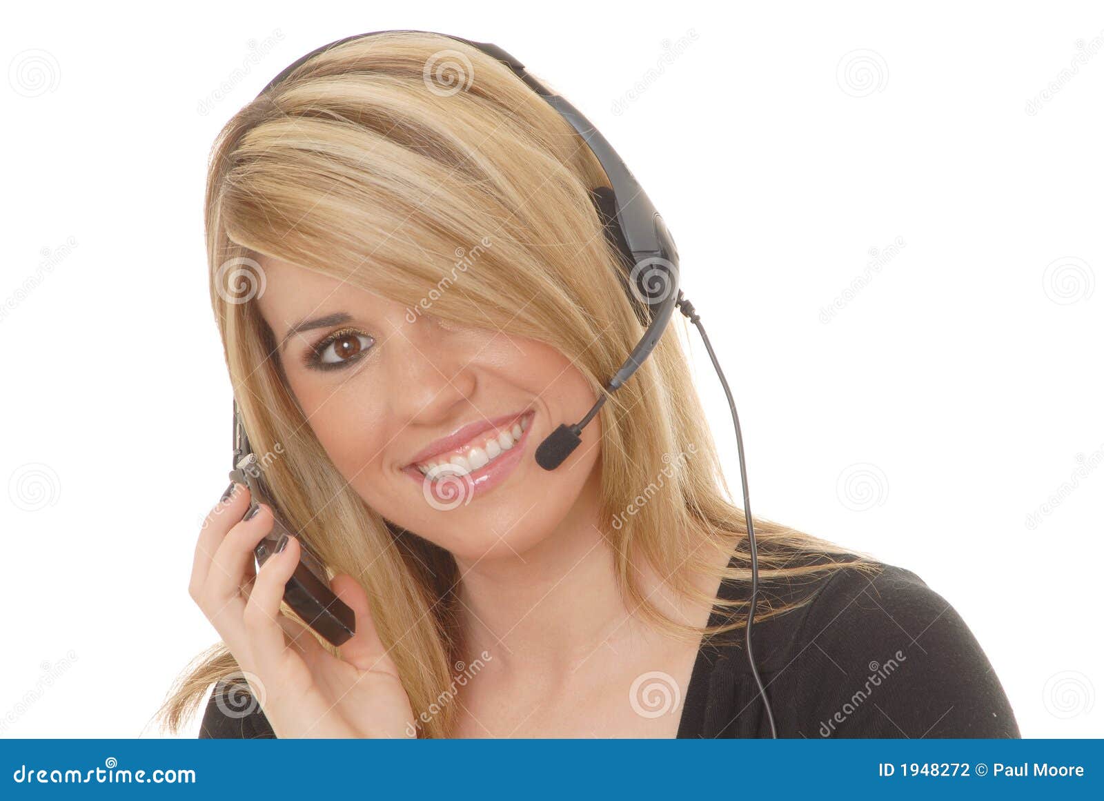 Help Desk Girl 1 stock photo. Image of study, business - 1948272