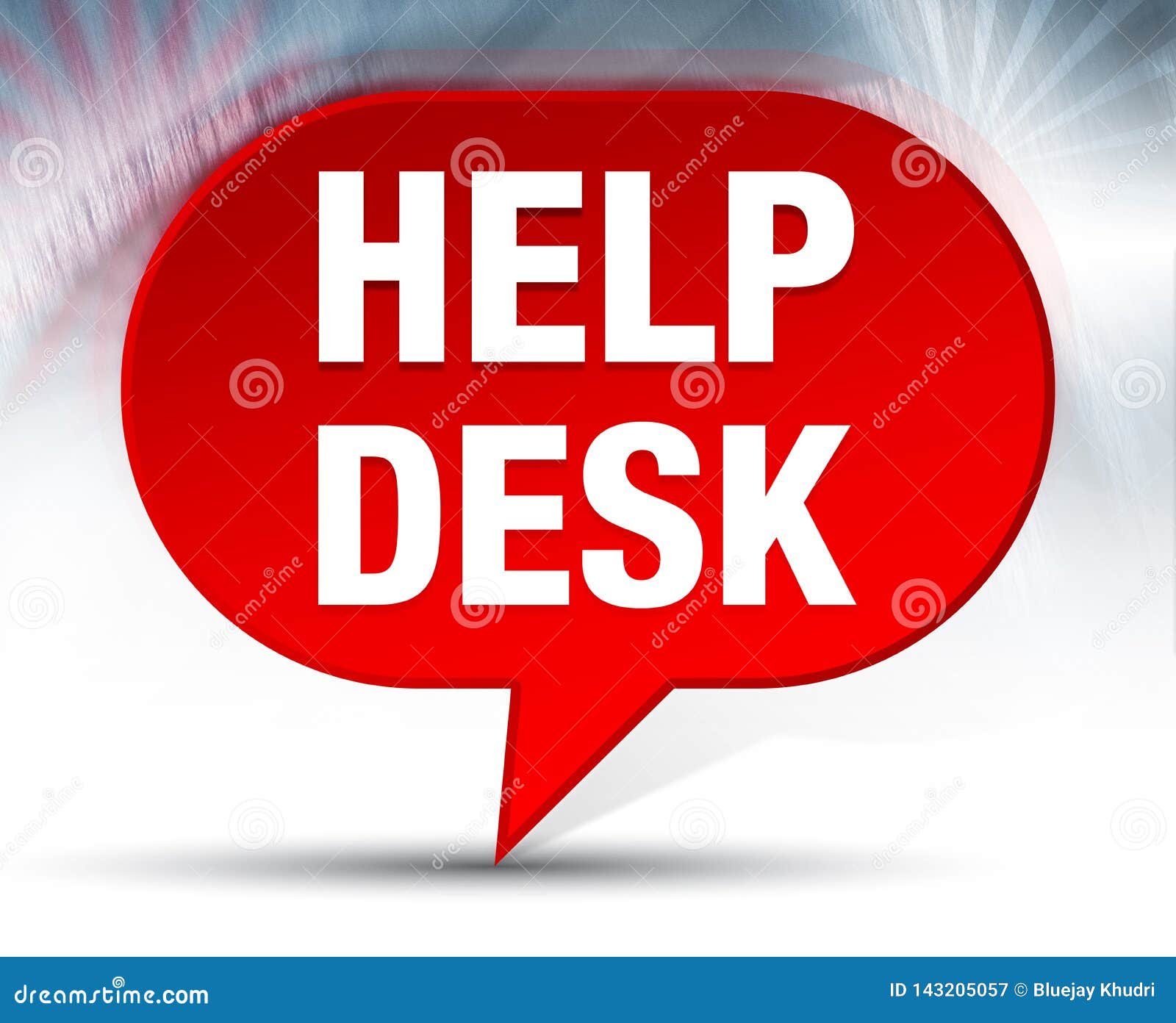 Help Desk Red Bubble Background Stock Illustration - Illustration of ...